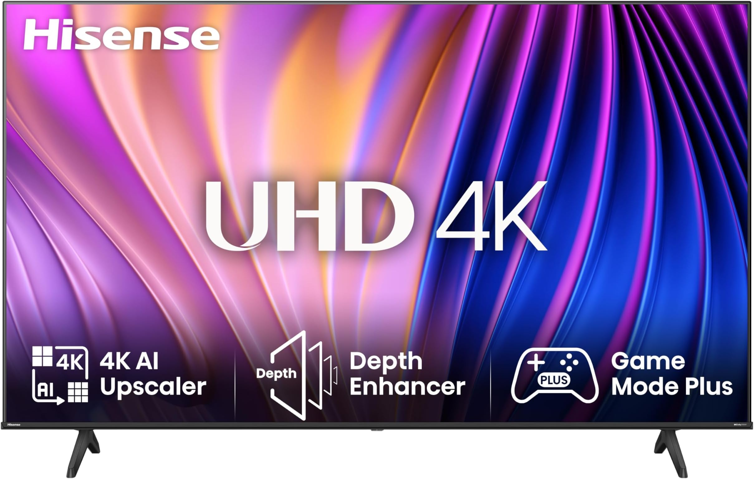 Hisense TV 55" QLED 4K 144Hz 55E77NQ PRO, Smart TV VIDAA U7, Dolby Vision IQ, HDR 10+ Adaptive ...