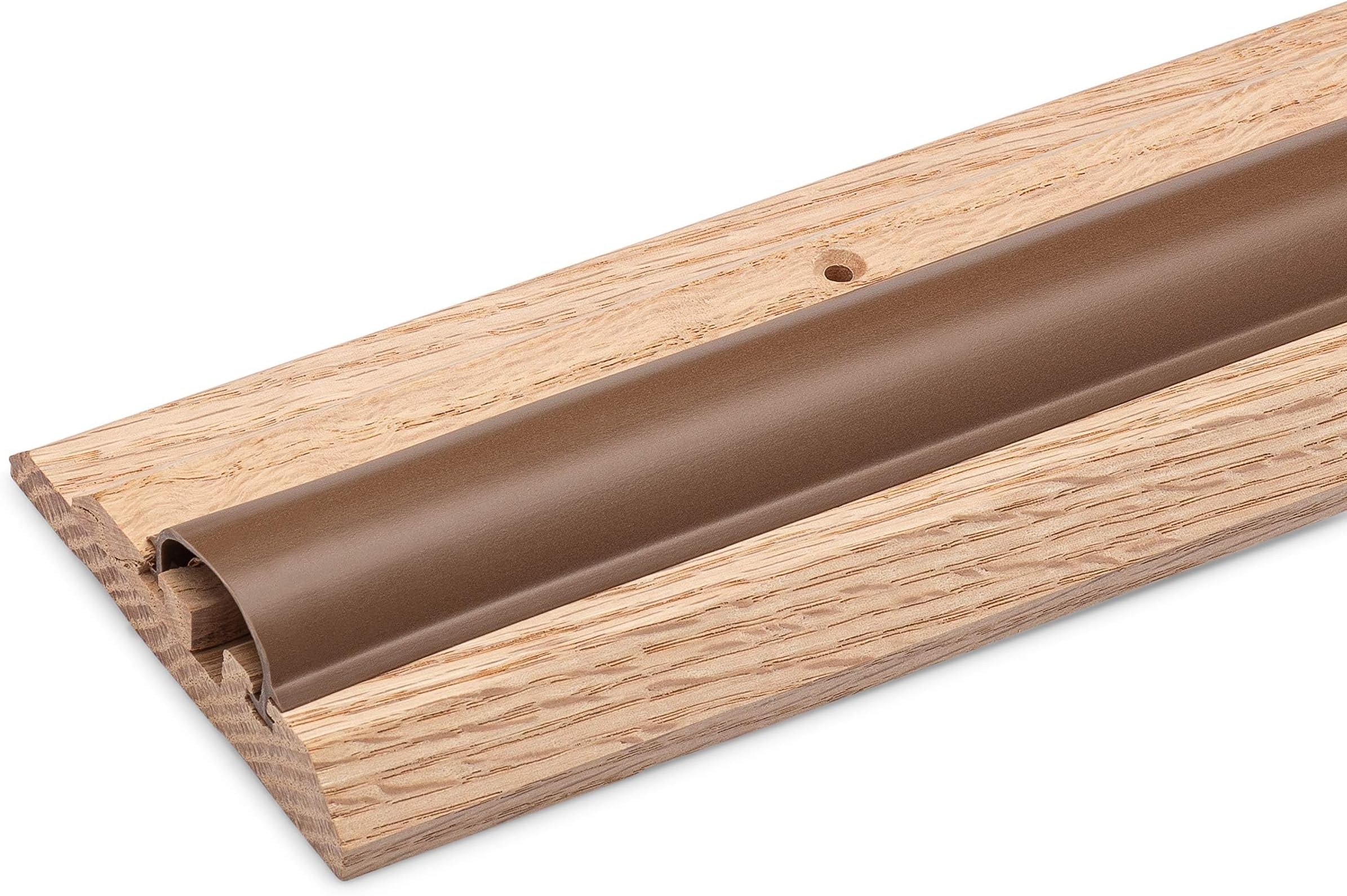 Solid Oak Pre-Finished Adjustable Threshold for Gaps 1" to 1 1/2 ...