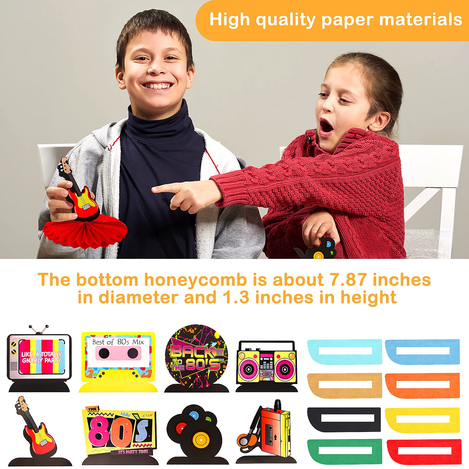 Buy 8 Pieces 1980s Honeycomb Centerpieces Table Topper 1980s Party ...