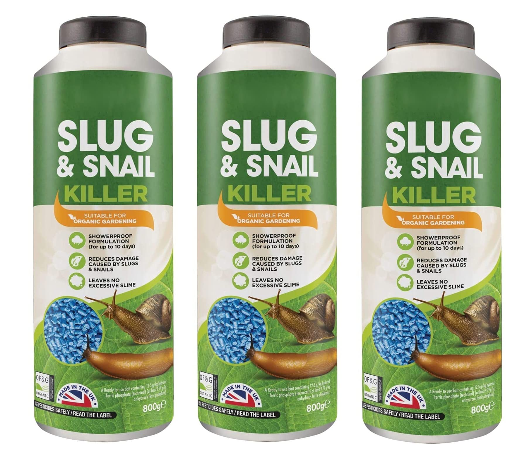 Buy CUQOO Slug & Snail Killer in 800g – Ultra-strong Slug Pellets for ...