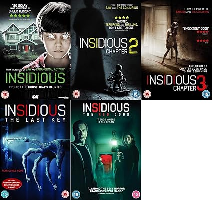 Insidious 1-5 Complete Collection DVD - Insidious, Insidious: Chapter 2 ...