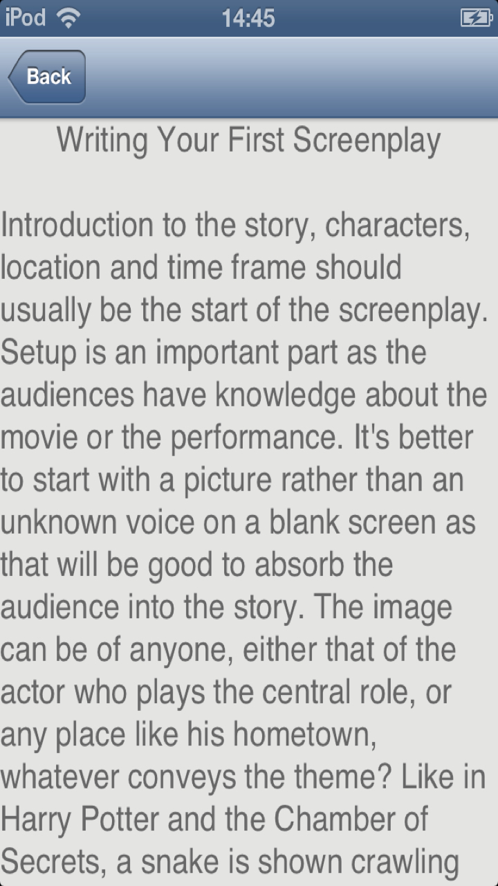 Screenwriting - App on Amazon Appstore