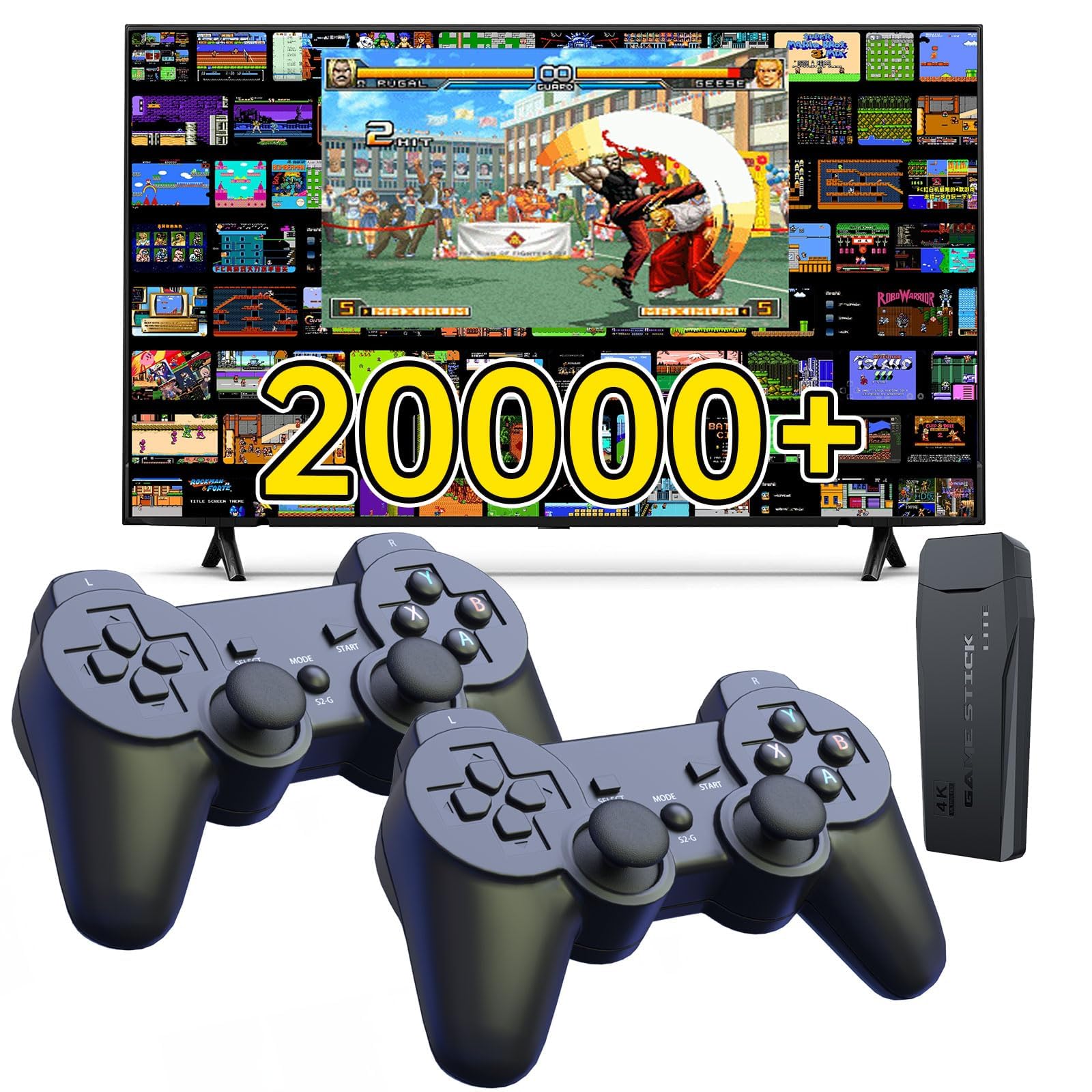 Buy Crazyboy Retro Gaming Console: Retro Game Stick, Wireless Game ...