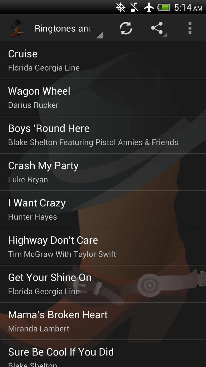 Top Country Music Ringtones 3 - App on Amazon Appstore