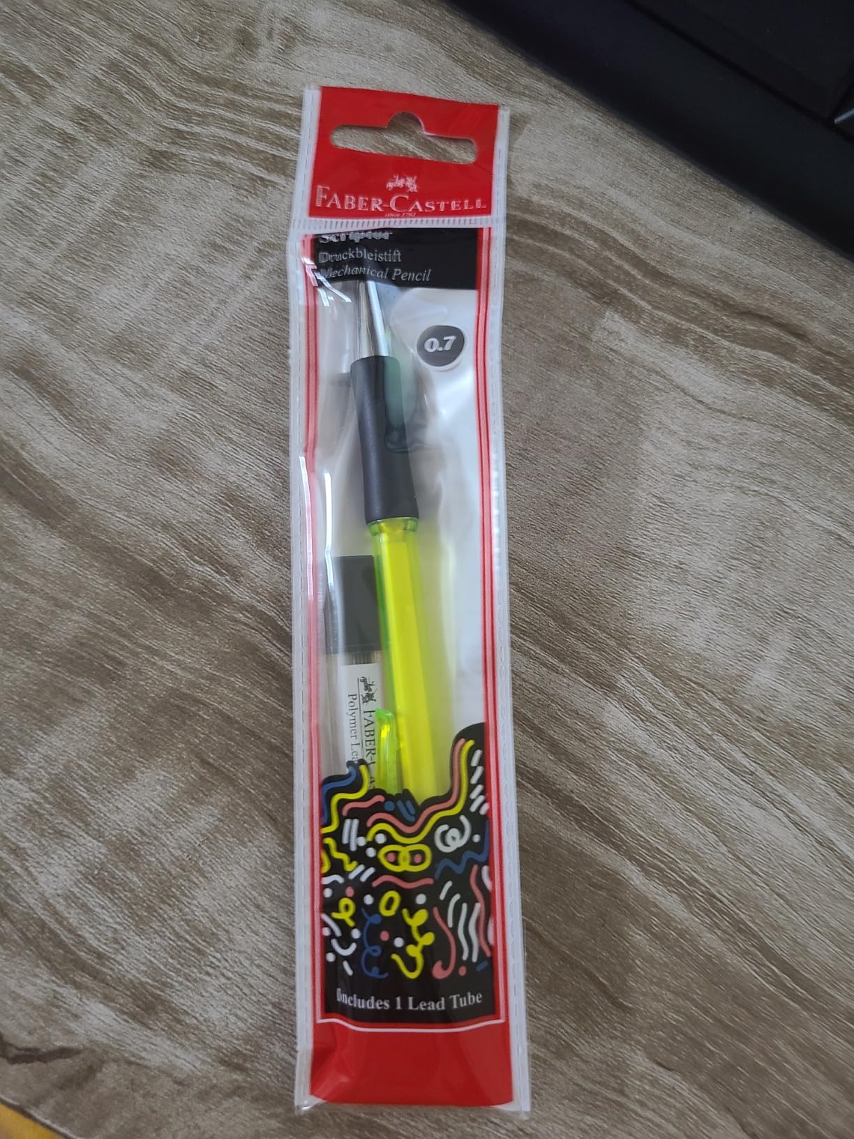 Faber-Castell SCRIPTOR MECHANICAL PENCIL 0.7 POUCH OF 1 WITH LEAD TUBE ...