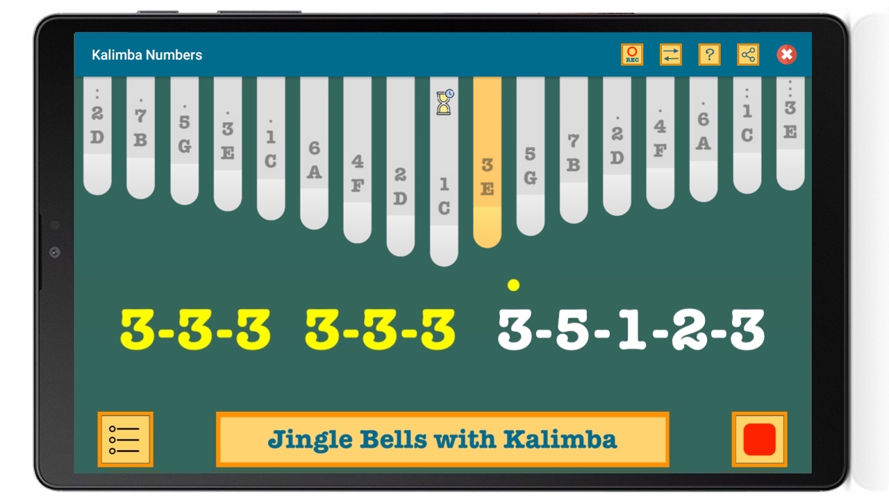 Kalimba App With Songs. Piano of Africa. Kalimba Numbers - App on ...