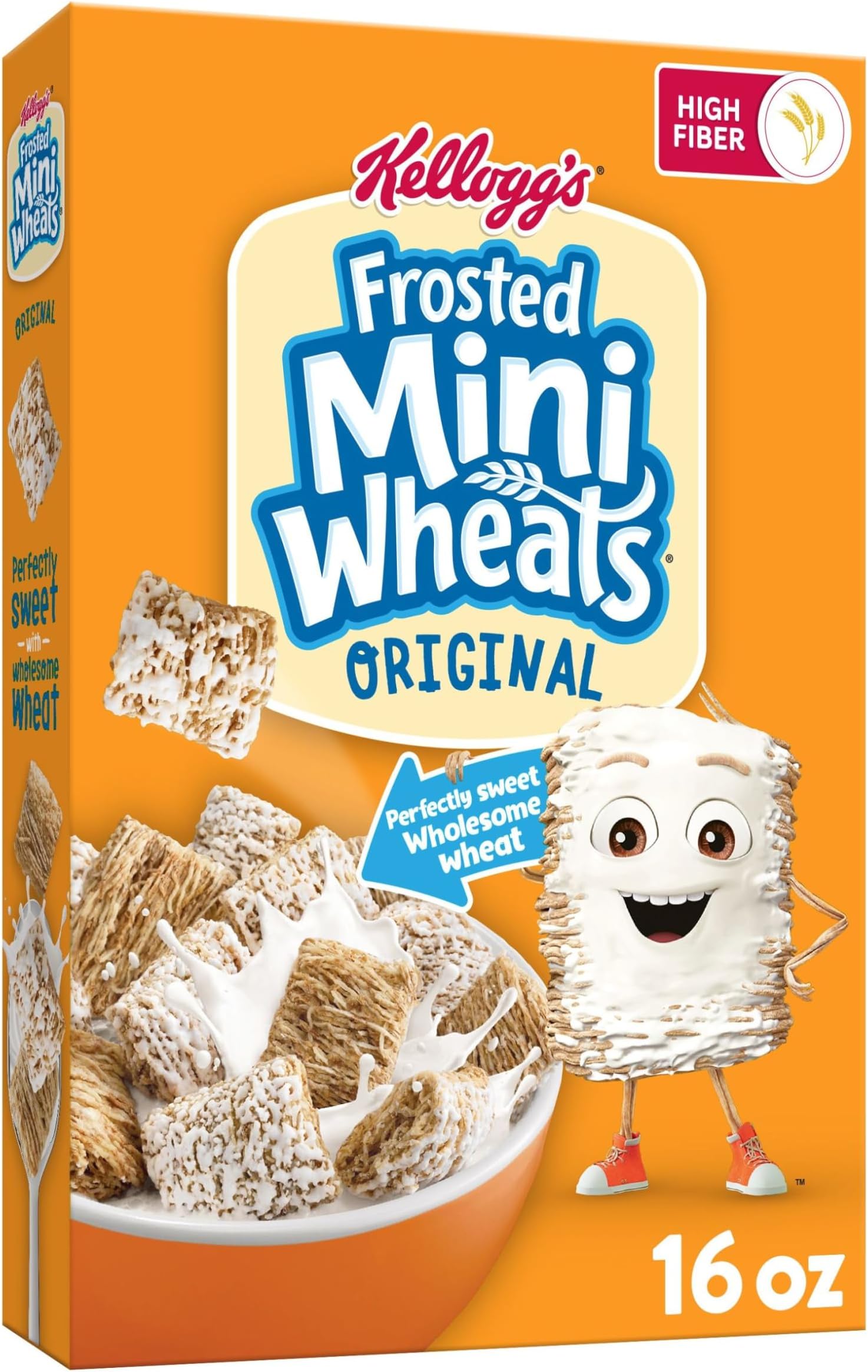 Amazon.com: Kellogg's Frosted Mini-Wheats Breakfast Cereal, Kids Cereal ...