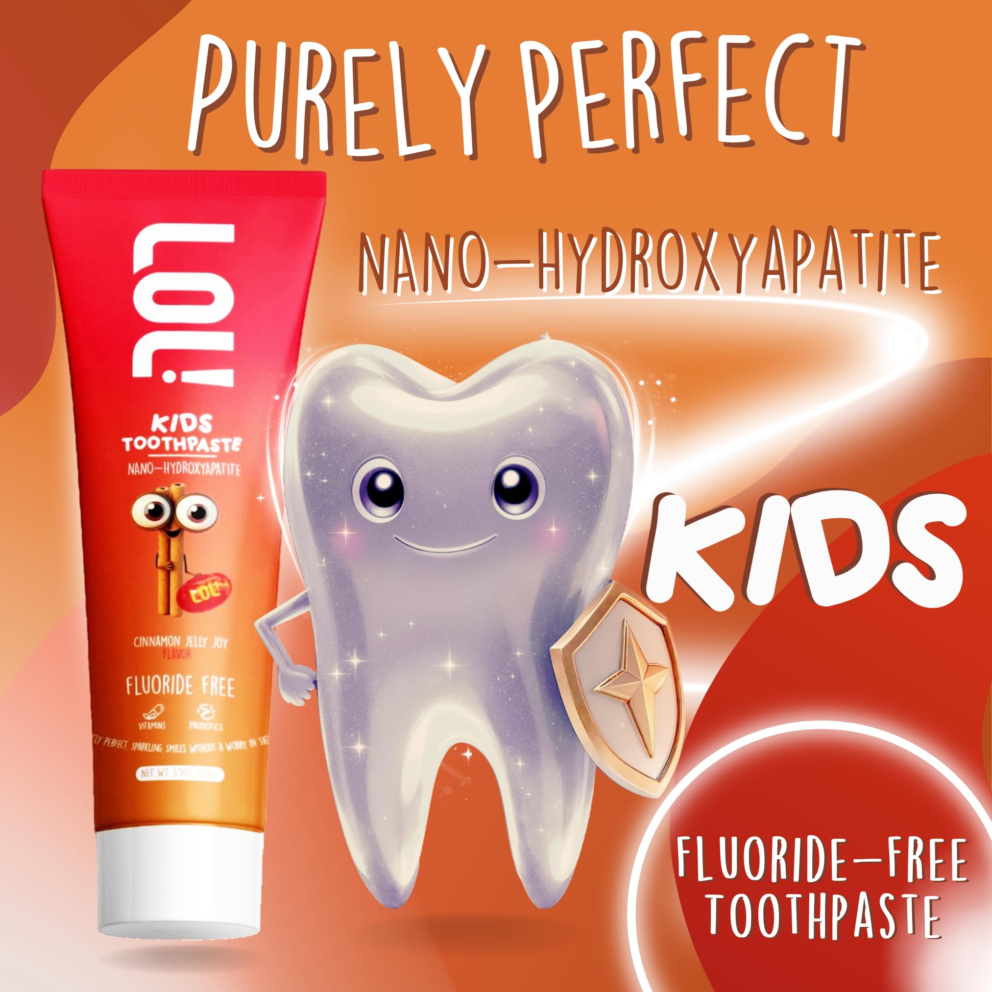 Snapklik.com : LOL Kids Toothpaste Fluoride-Free Nano Hydroxyapatite ...