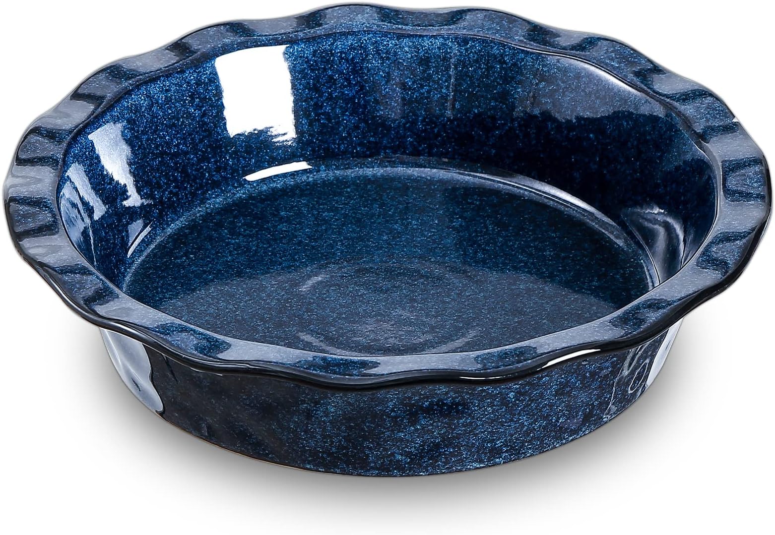 Amazon.com: Mora Ceramic Pie Pan for Baking - 9 inch - Deep and Fluted ...