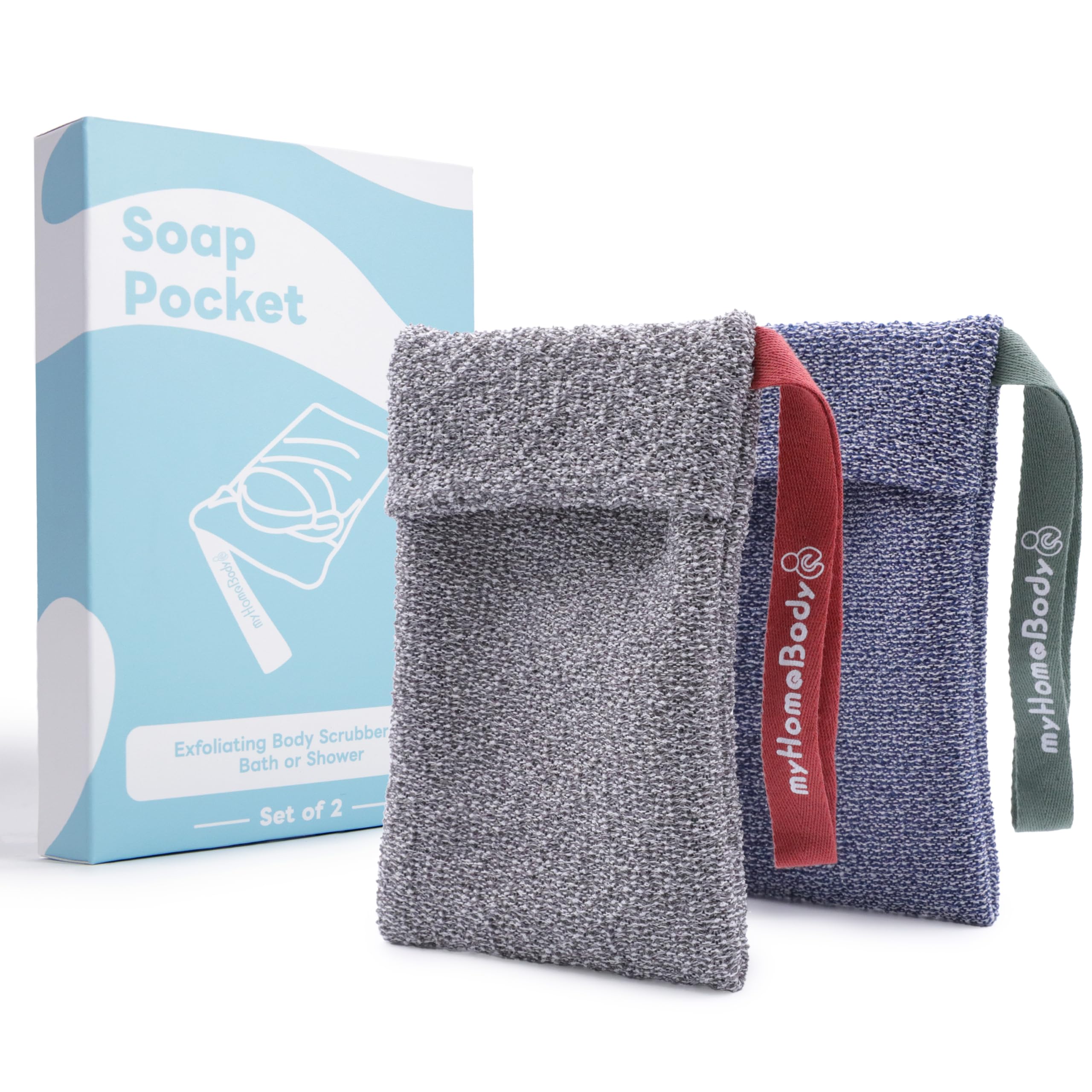 Amazon.com: myHomeBody Soap Pocket for Strong Exfoliating, Soap Saver ...