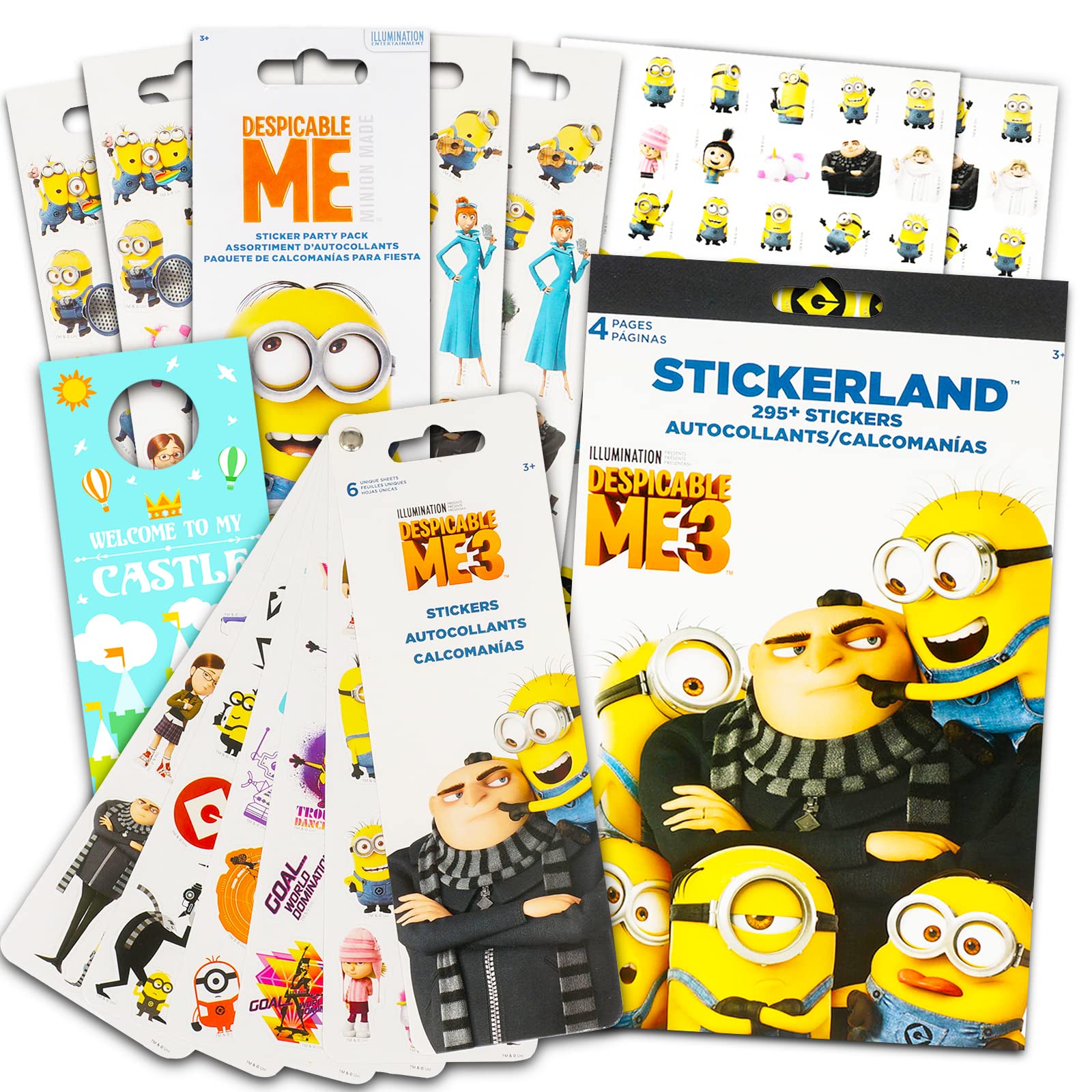 Buy Despicable Me Minions Despicable Me Sticker Set Despicable Me