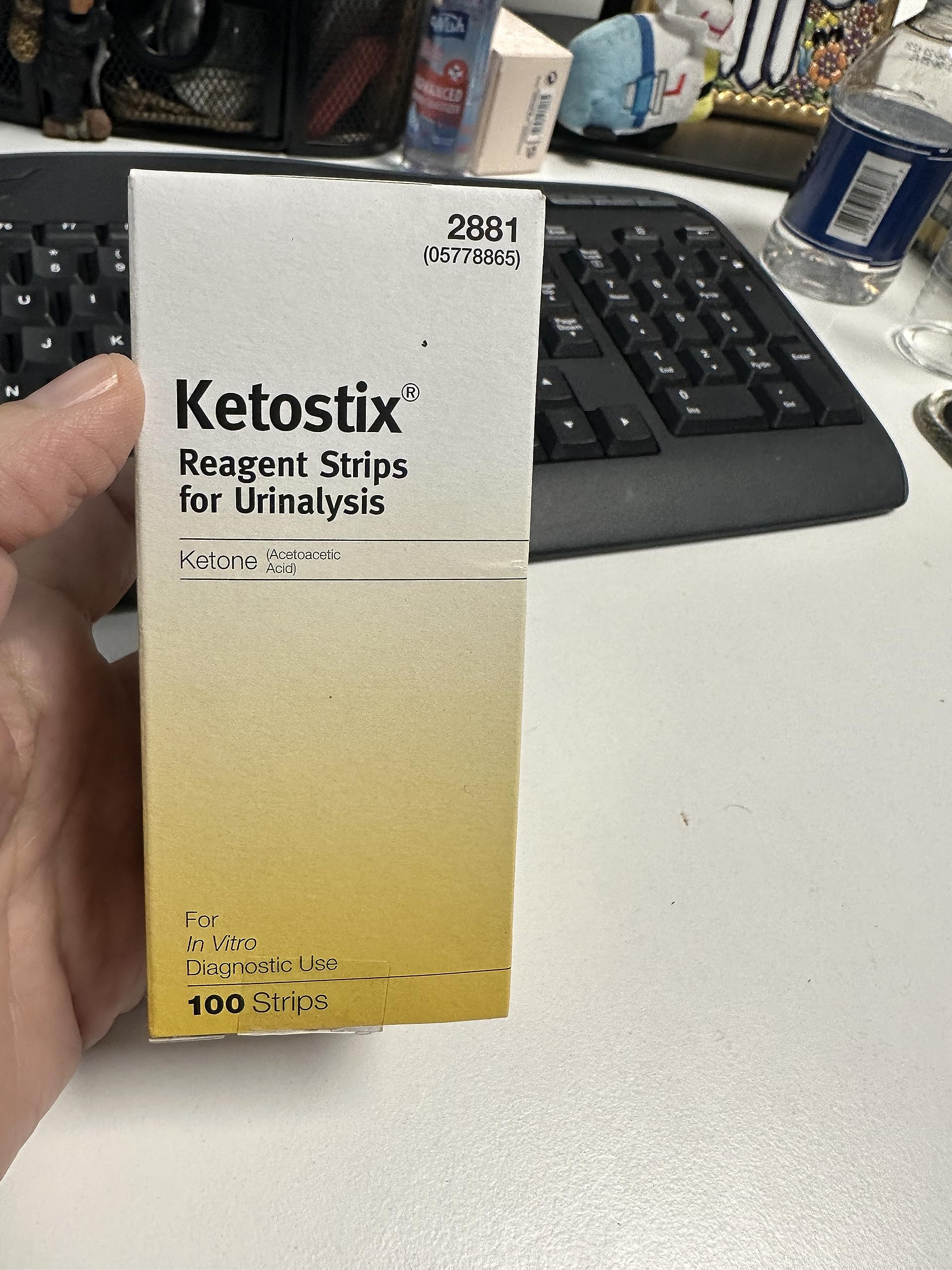 Amazon.com: Bayer Bayer Ketostix Reagent Strips For Urinalysis, 100 ...