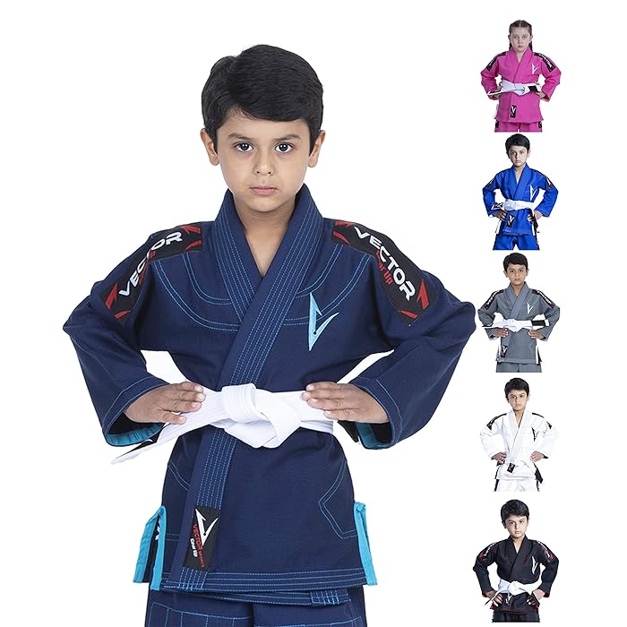 Buy Vector Sports Brazilian BJJ Gi Jiu Jitsu Gi for Child Kids Gi ...