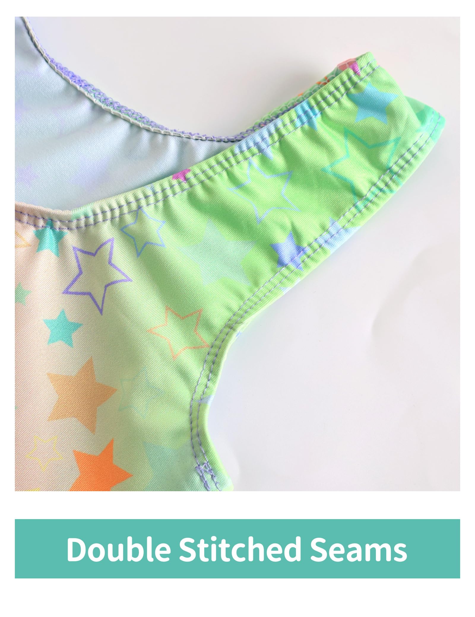 Snapklik.com : Nymphperi Girls Leotards Gymnastics 2 Pack Rainbow Star