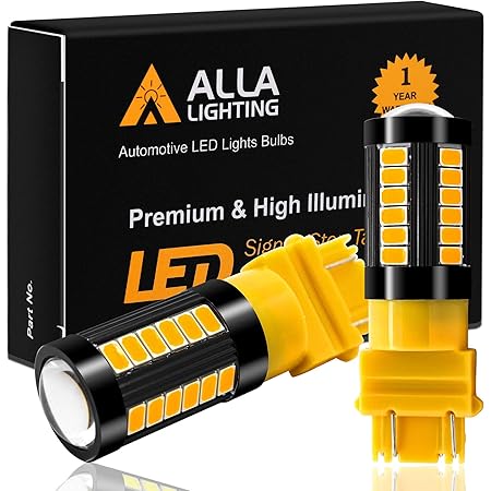 Amazon.com: Alla Lighting 2800lm 3156 3157 LED Turn Signal Lights Bulbs ...