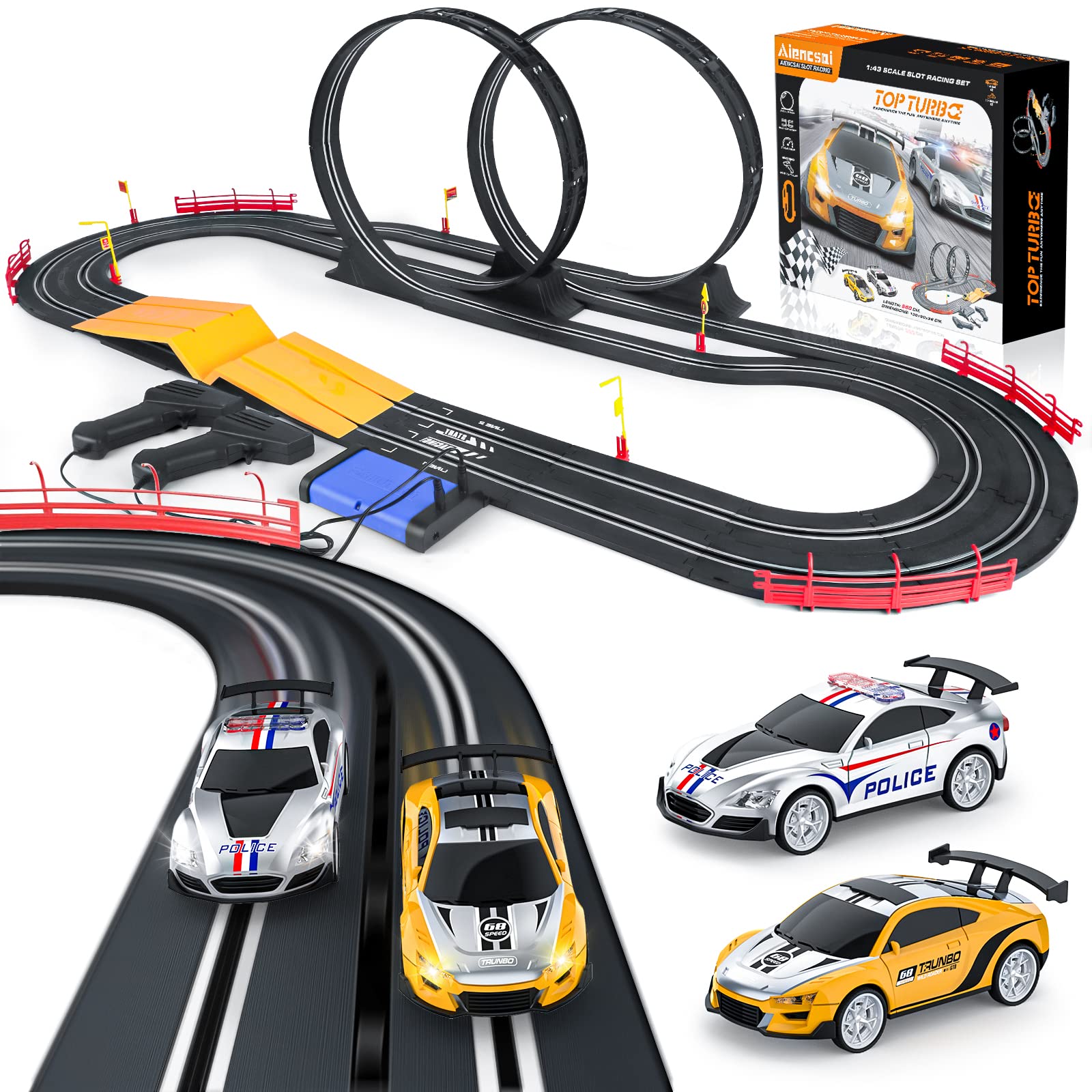 Electric High-Speed Slot Car Race Car Track Sets at Leslie Perry blog