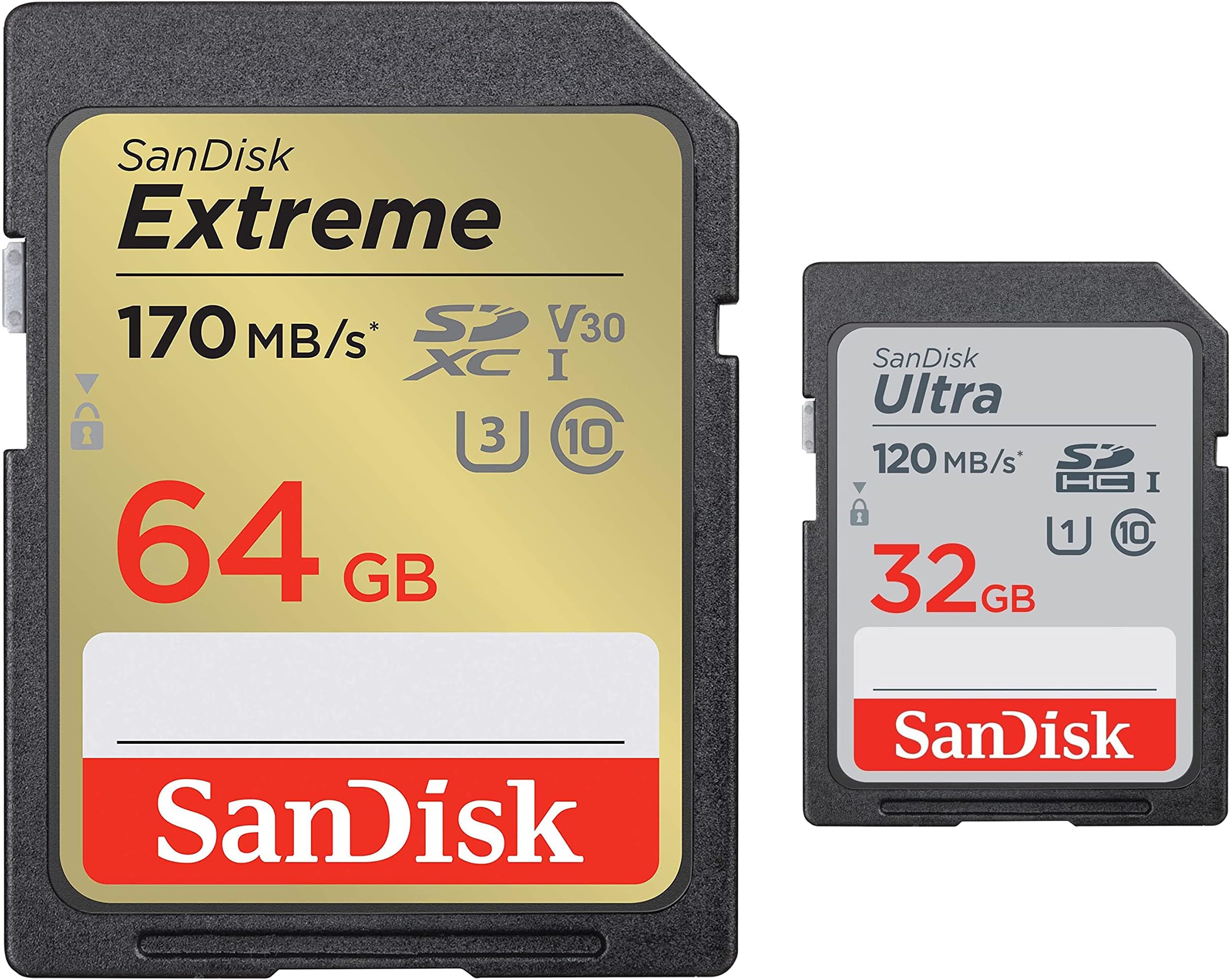 SanDisk Extreme SD UHS I 64GB Card for 4K Video for DSLR and Mirrorless ...
