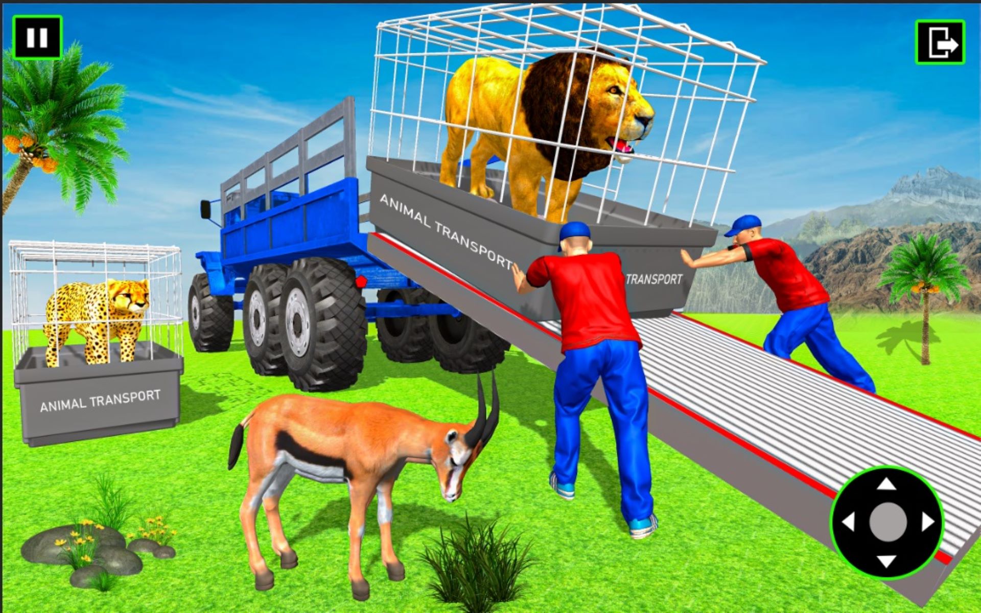Wild Animal Transport Truck : Rescue Animal Transportation Game. Drive ...