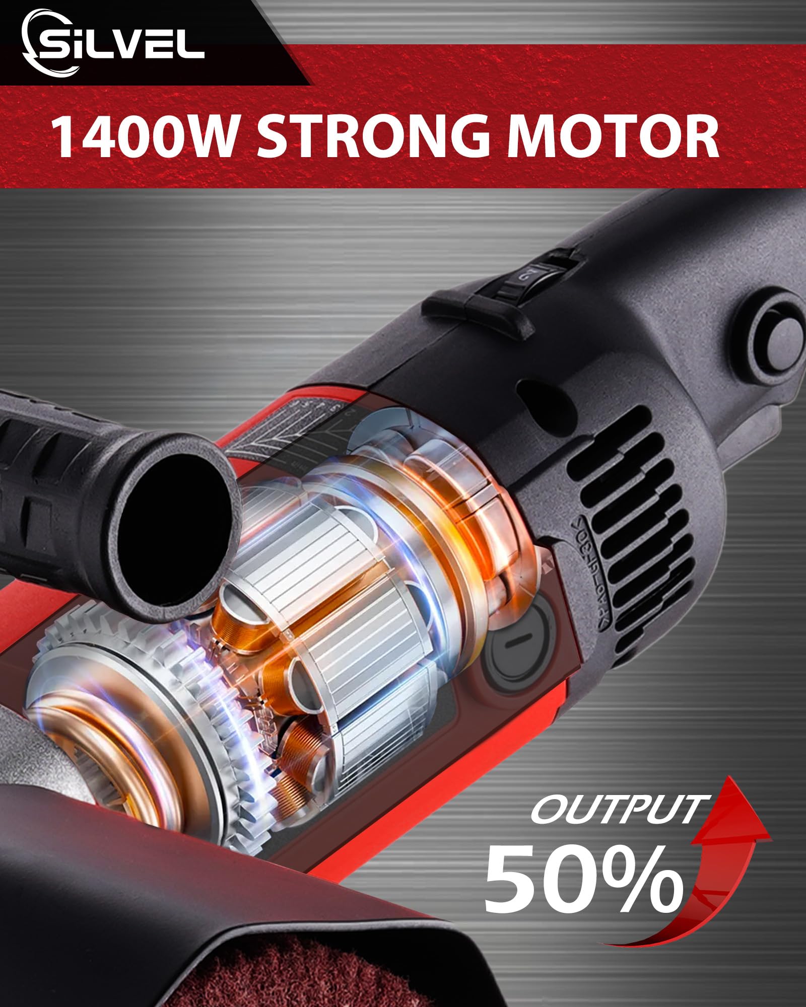 Snapklik.com : SILVEL 1400W Burnishing Polishing Machine, 110V Handheld ...