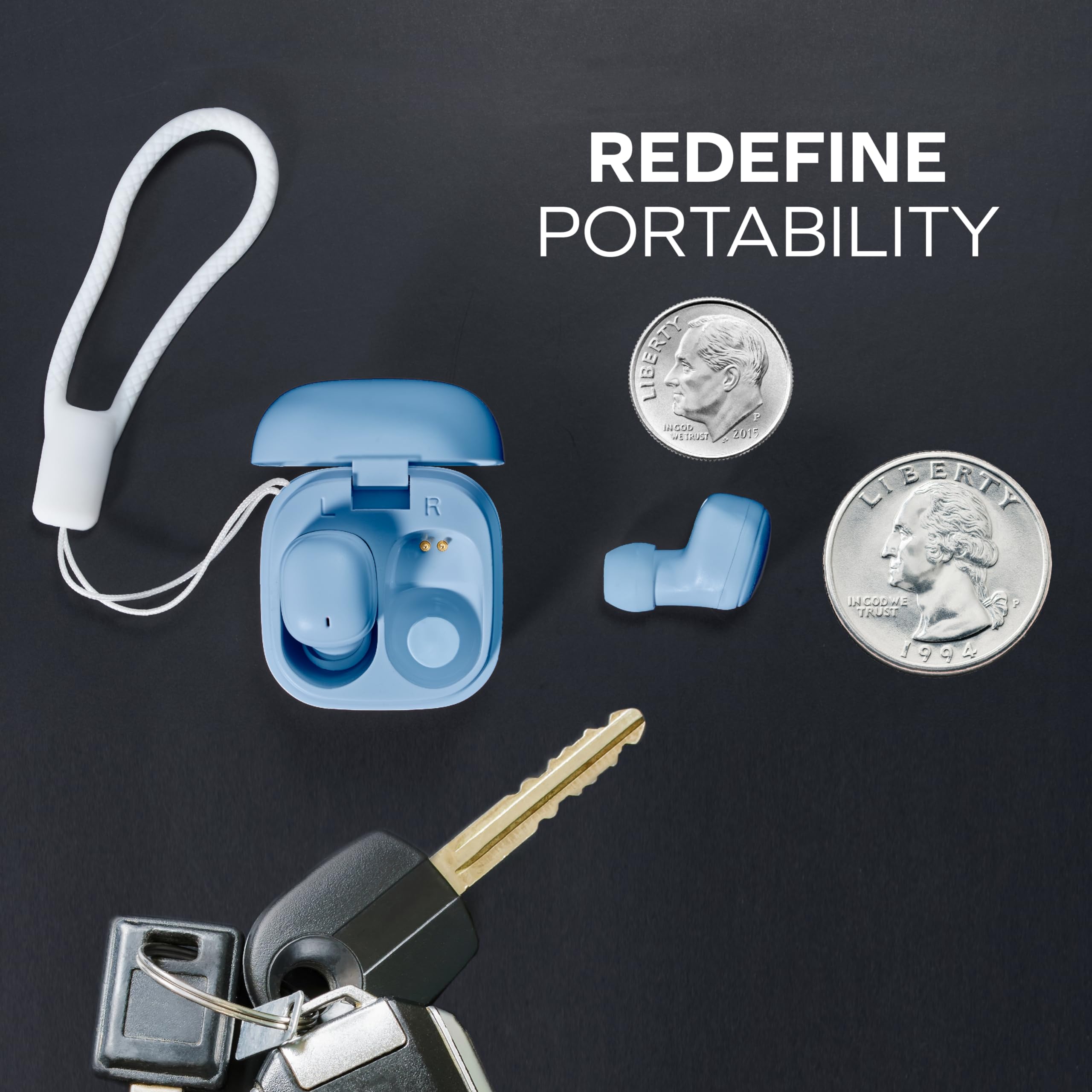 Snapklik.com : Coby Mini True Wireless Earbuds Compact Lightweight in ...