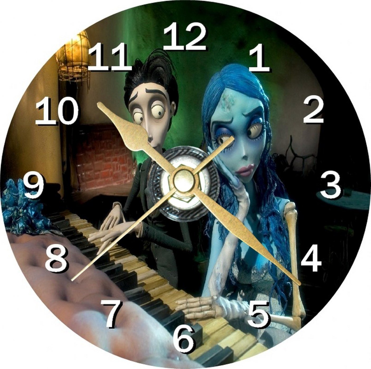 Buy The Corpse Bride Novelty Cd Clock + Free Desktop Stand Online at ...