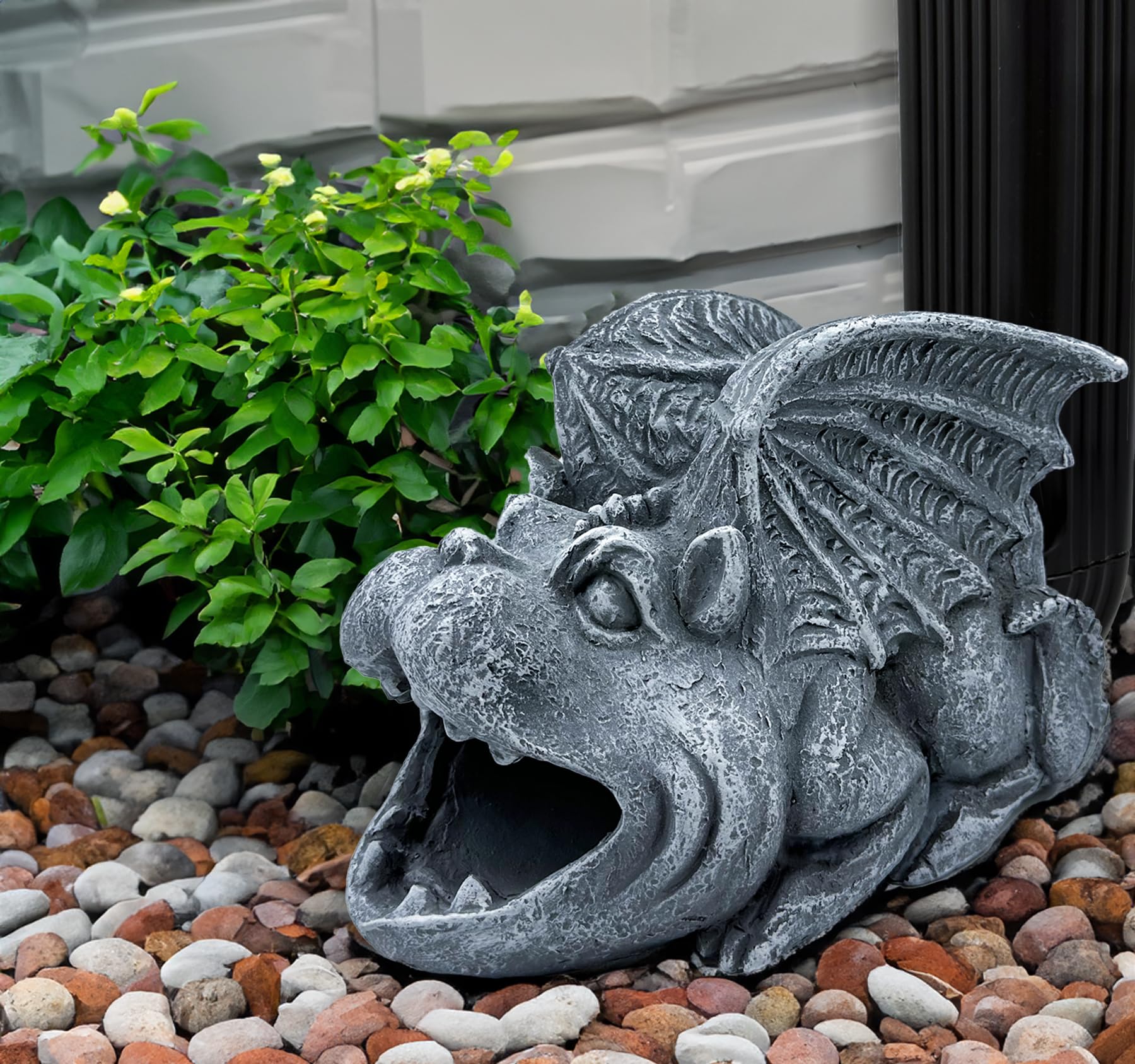 Amazon.com: Noegrus Gargoyle Statue Decor Gutter Downspout Extension - Lifelike Animal Decor for ...