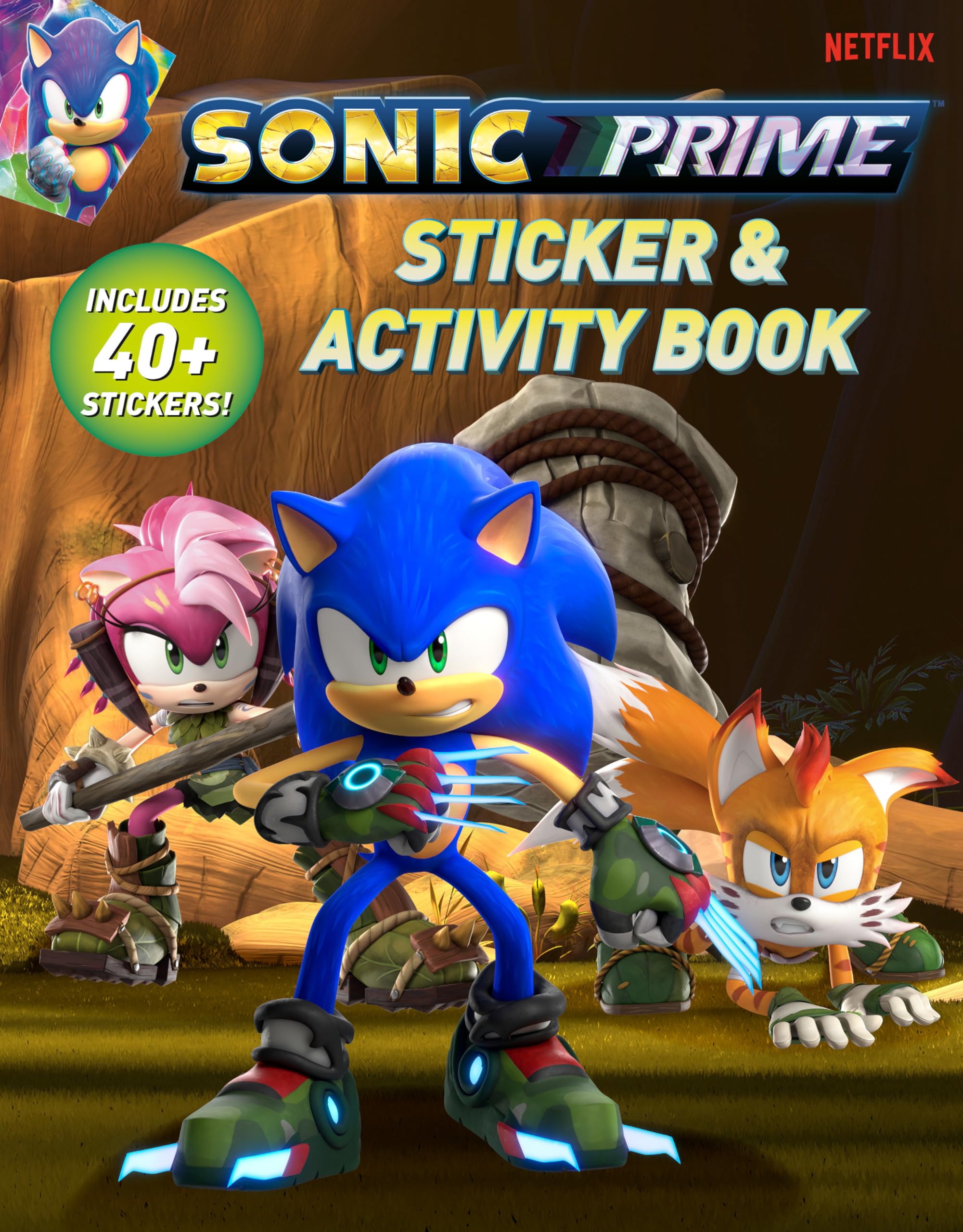 Amazon.com: Sonic Prime Sticker & Activity Book: Includes 40+ stickers ...