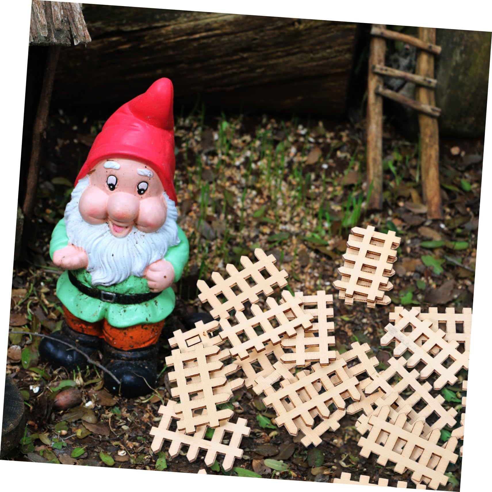 Snapklik.com : 100 Pcs Door Decorate Edge Mini Miniature Picket Fence ...