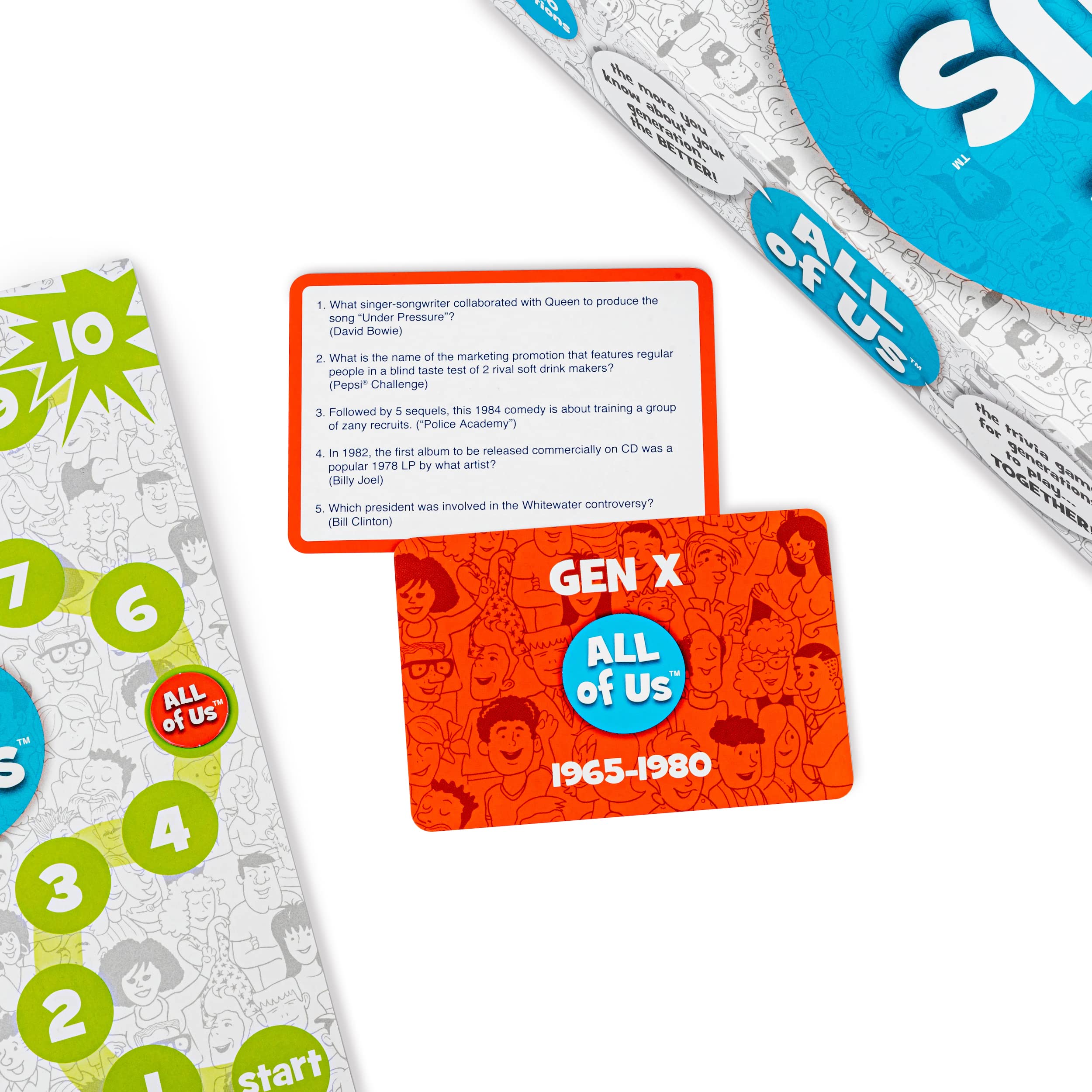 All of Us - The Family Trivia Game for All Generations - Gen Z, Gen Y ...