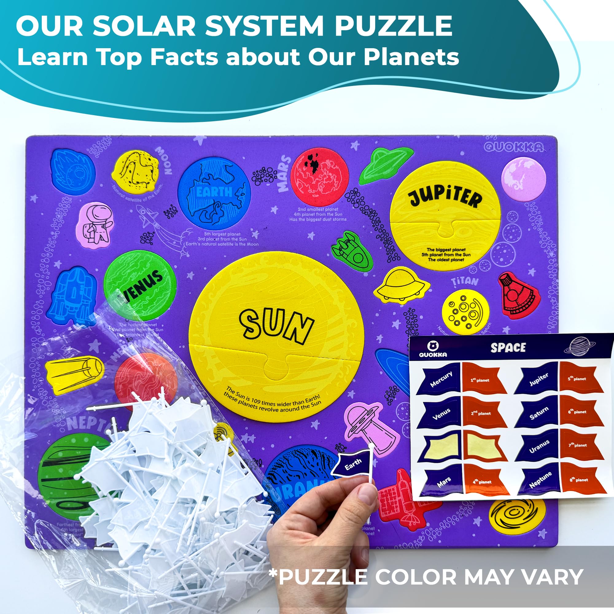 Snapklik.com : Foam Puzzles For Kids Ages 4-6 - Educational Puzzles For ...