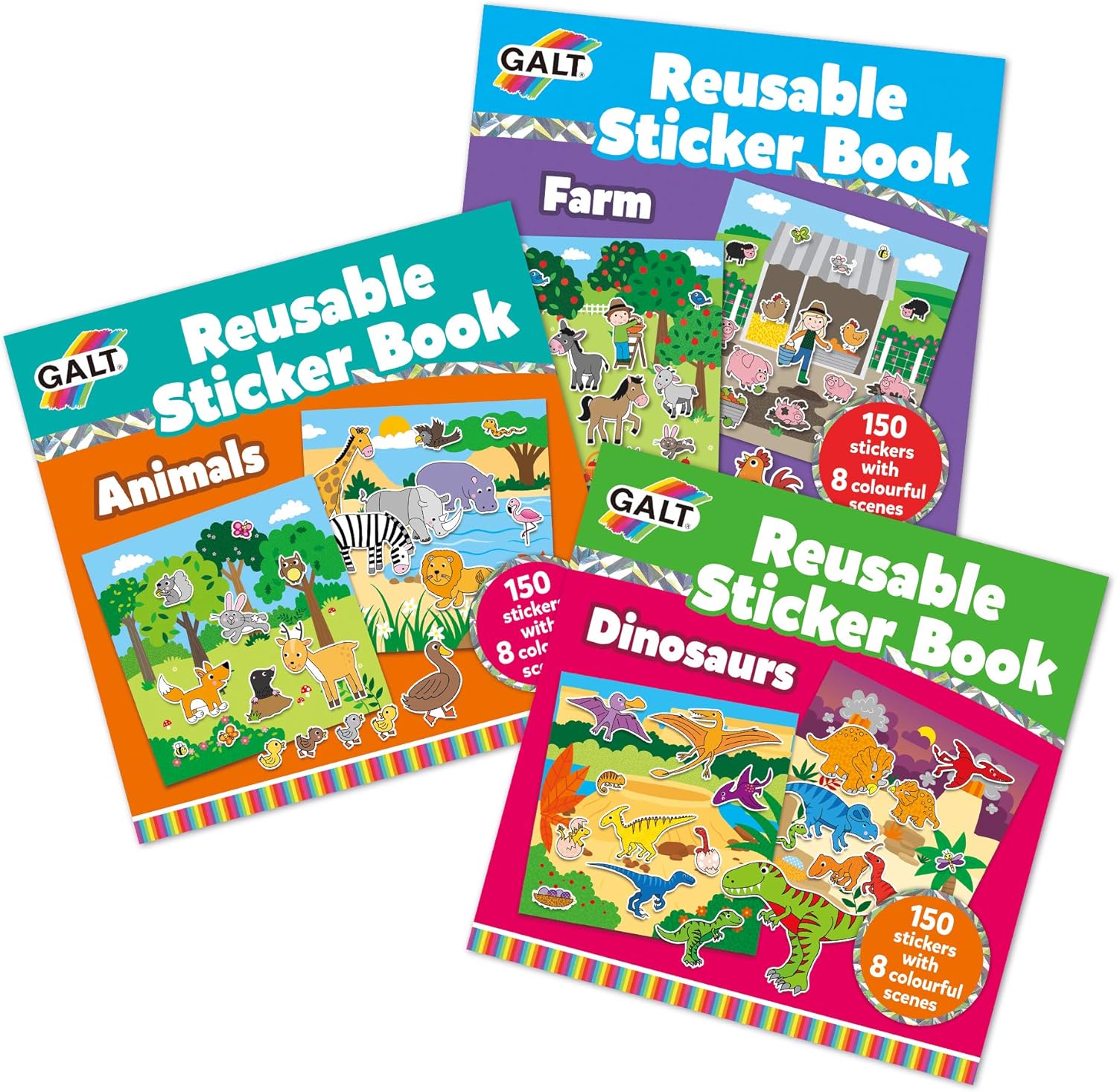 Galt 1005212 Sticker Book Bundle Multi Amazon co uk Toys Games galt-1005212-sticker-book-bundle-multi-amazon-co-uk-toys-games