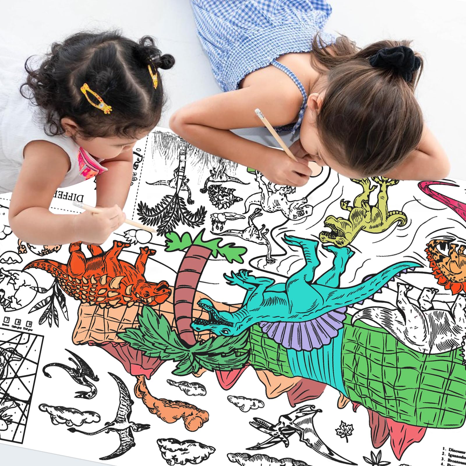 Snapklik.com : Dinosaur Giant Coloring Poster, 72 X 30 Inches Large ...