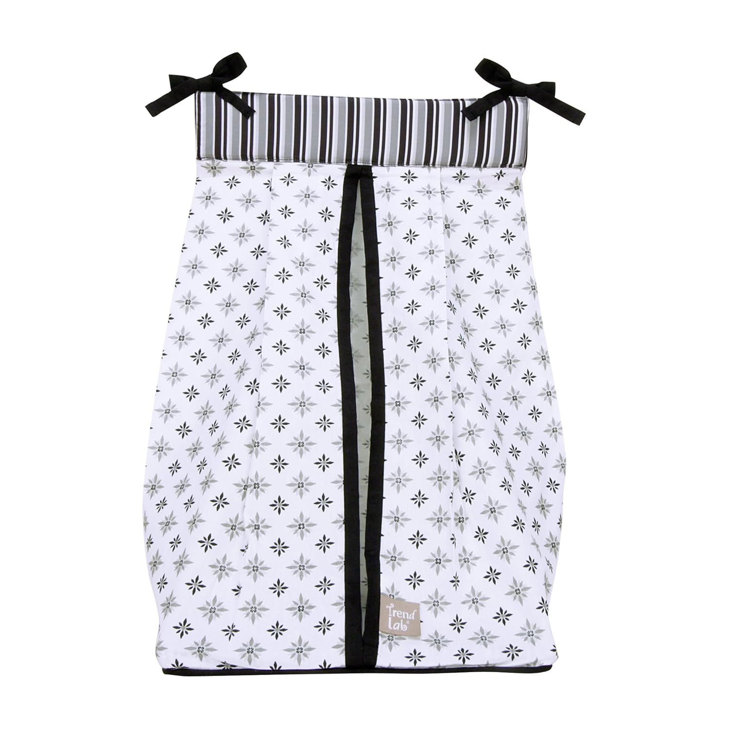 Amazon.com : Trend Lab Medallions Diaper Stacker, Black/White : Baby