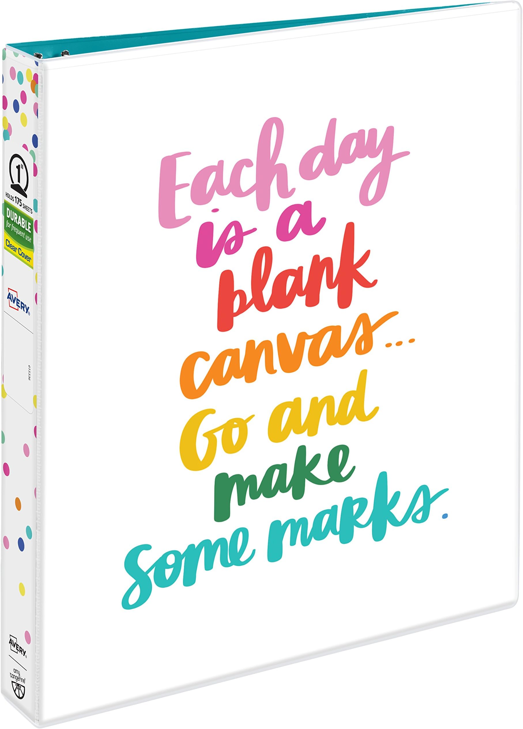 AVERY - Carpeta Avery + Amy Tangerine Designer Collection, anillos ...