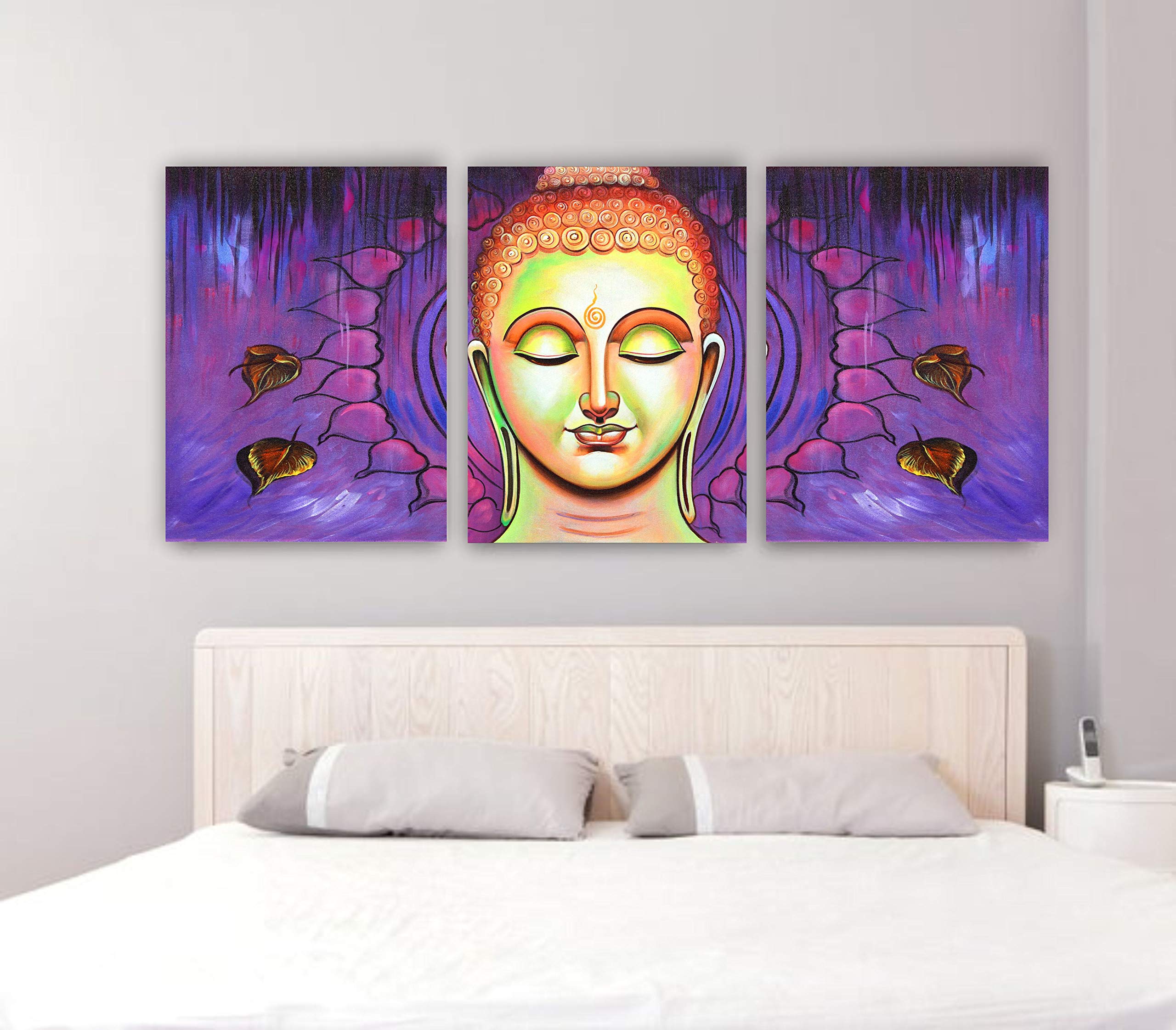 Buy Decor Production Multiple Frames Split Art Texture MDF Wall ...