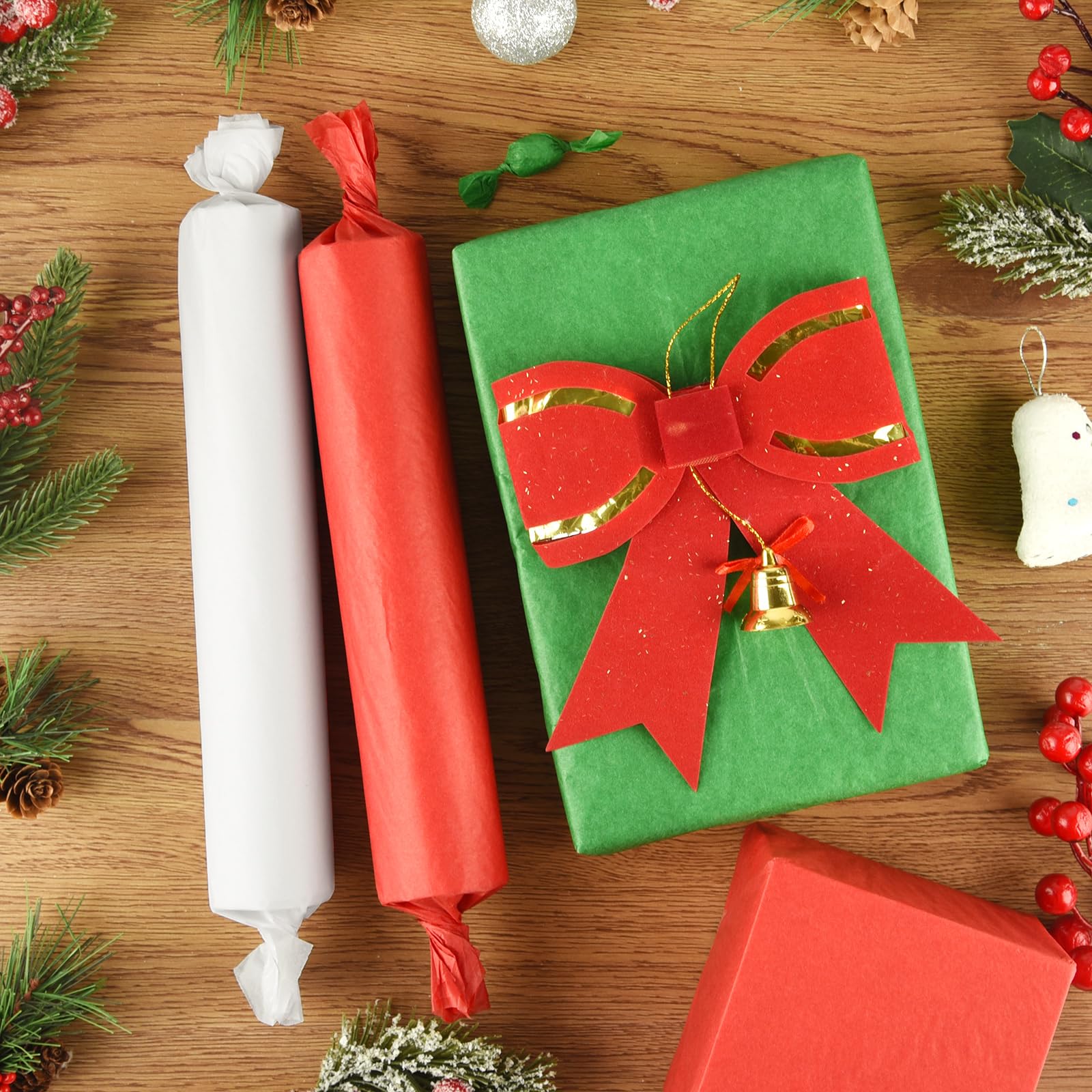 Snapklik.com : 72 Sheets Christmas Tissue Paper Assortment 14 X 20 Inch ...