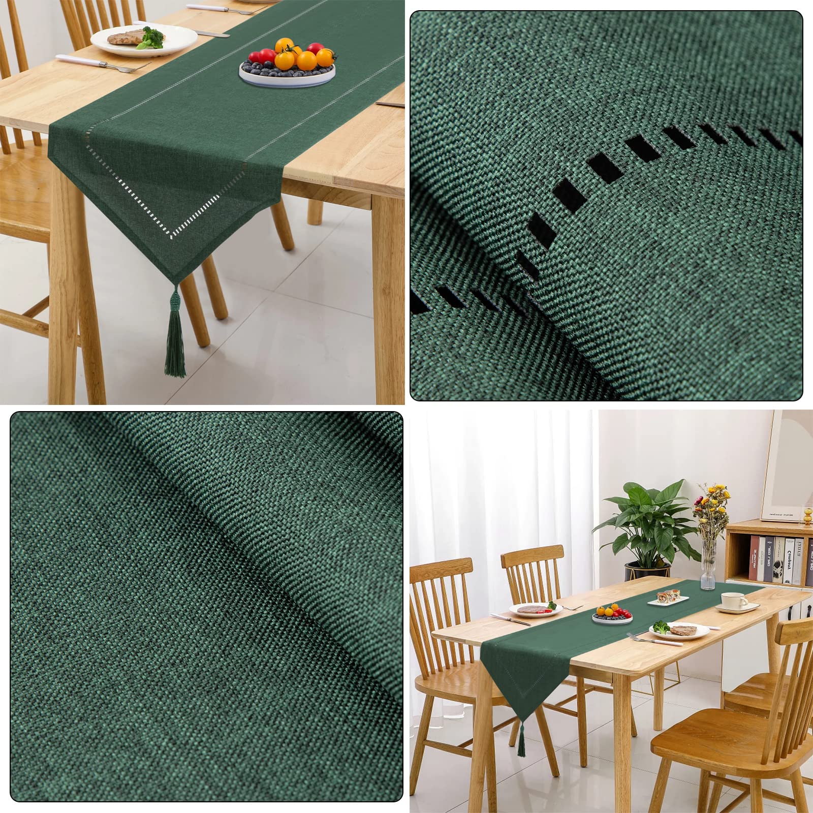 Dark Green Table Runner