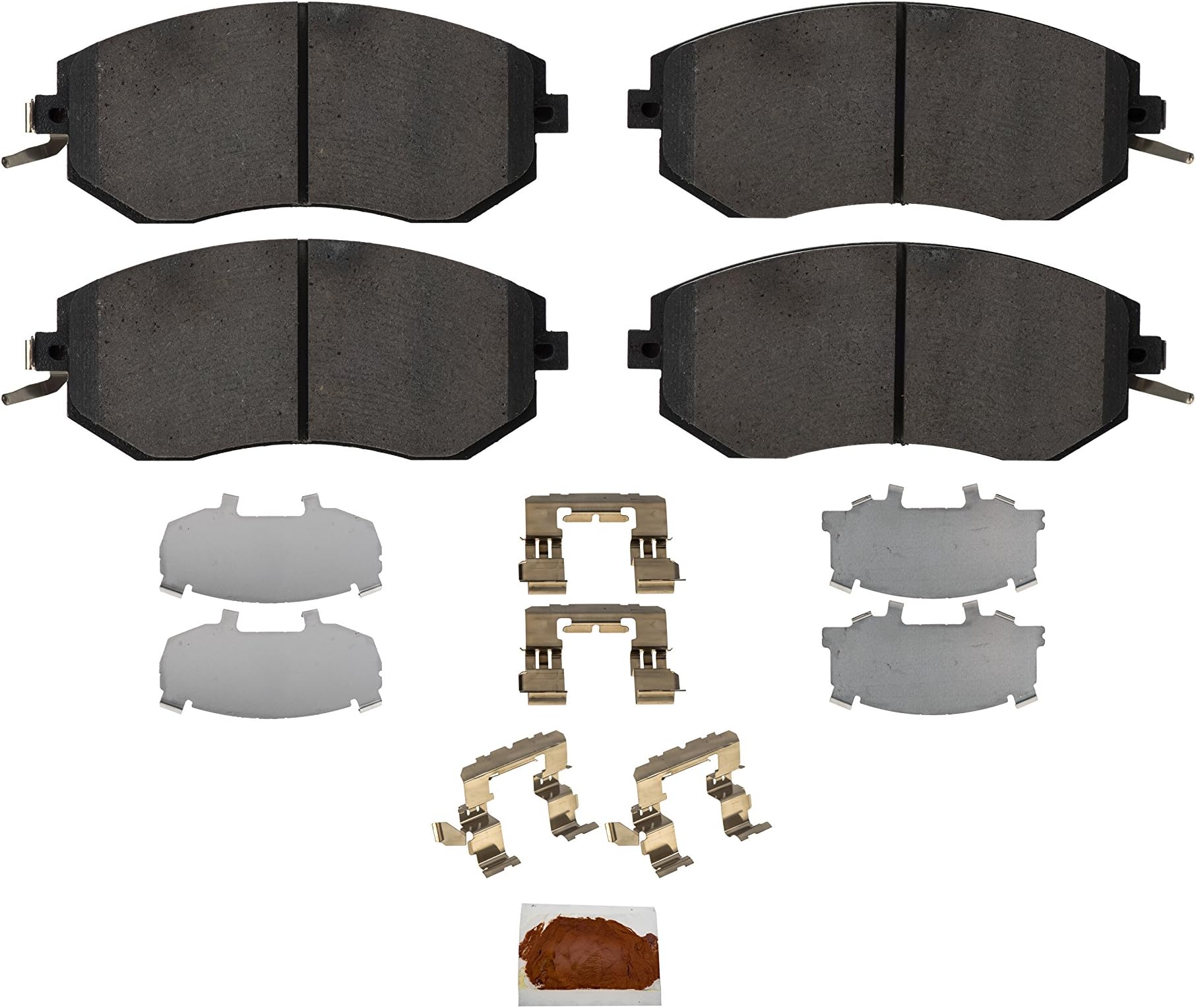 Amazon.com: Genuine Subaru 26296SC011 Pad Kit - Front Disk Brake, 1 ...