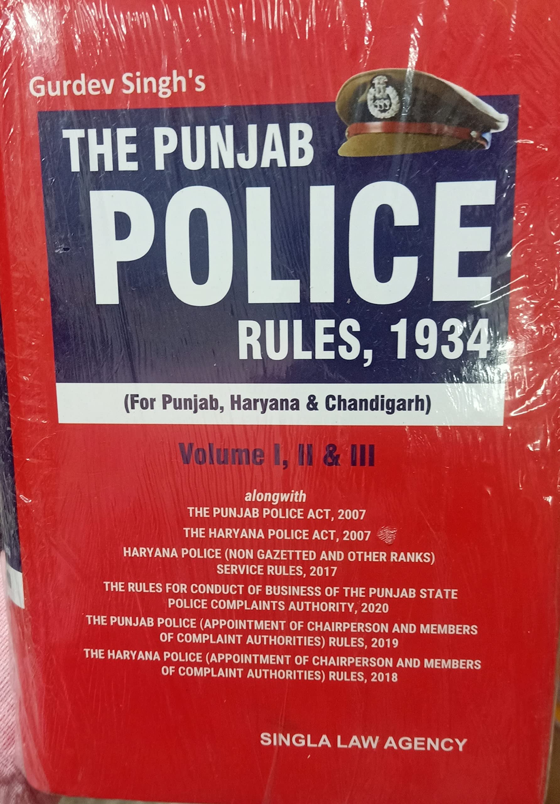 Buy Punjab Police rules ,1934 applicable to Punjab Haryana and ...