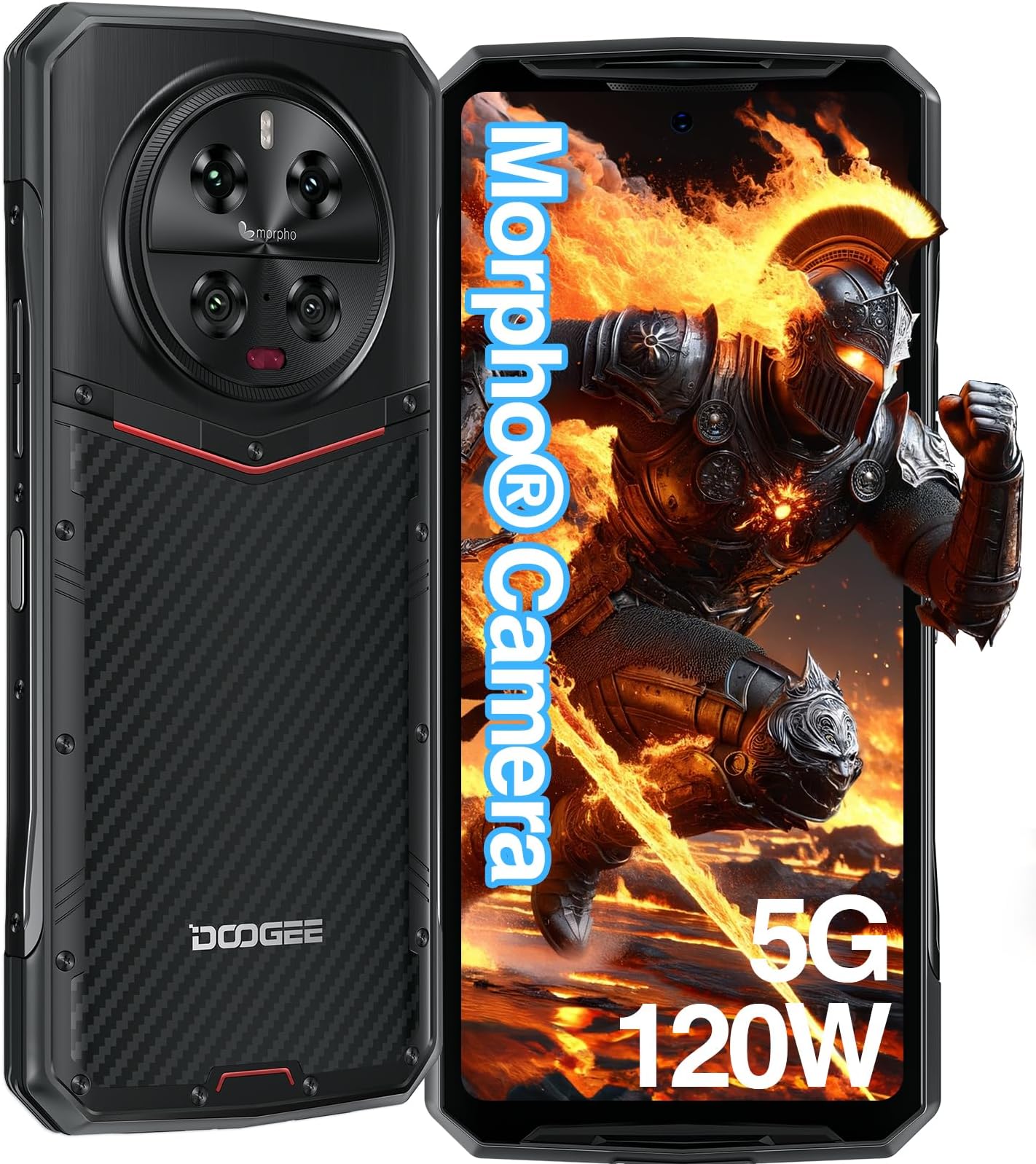 Amazon.com: DOOGEE DK10 Rugged Smartphone 5G,32GB+512GB,120W Fast ...