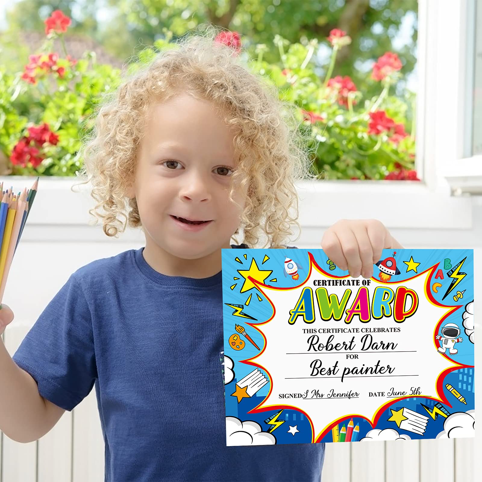 Buy 36 Certificate Of Award For Kindergarten Preschool Students buy-36-certificate-of-award-for-kindergarten-preschool-students