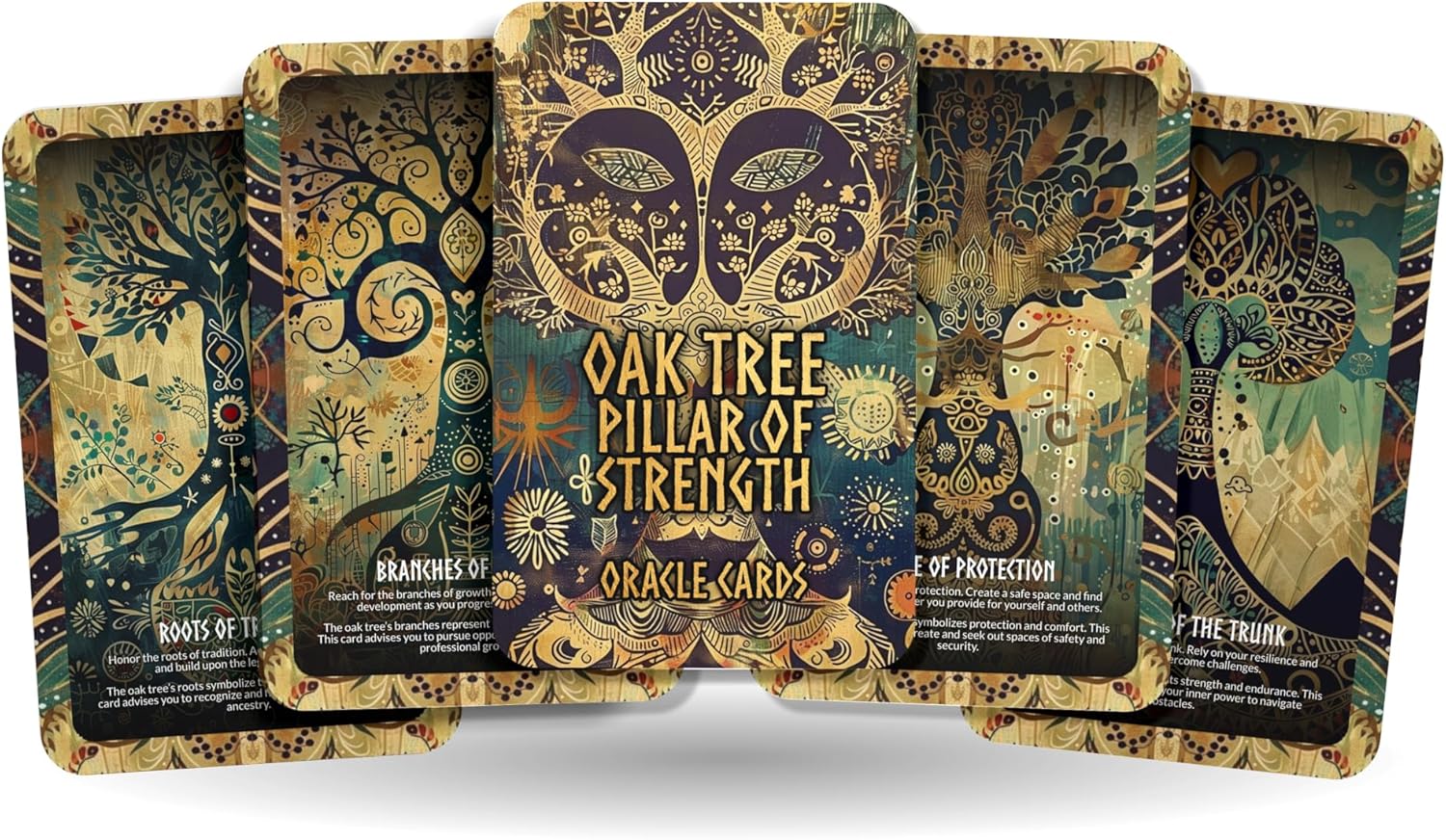Amazon.com: Ibiza Tarot Oak Tree - Pillar of Strength Oracle Deck Cards ...