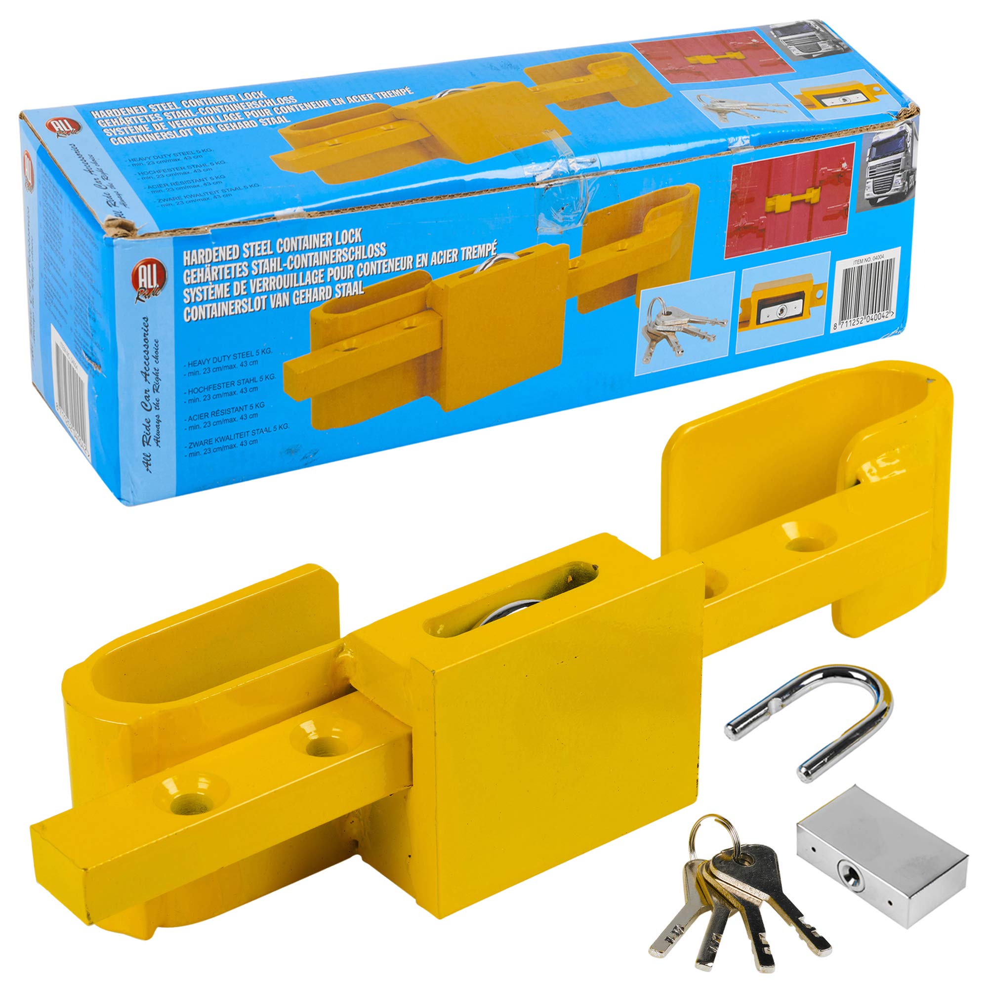 Heavy Duty Hardened Steel Container Lorry Trailer Lock Adjustable ...