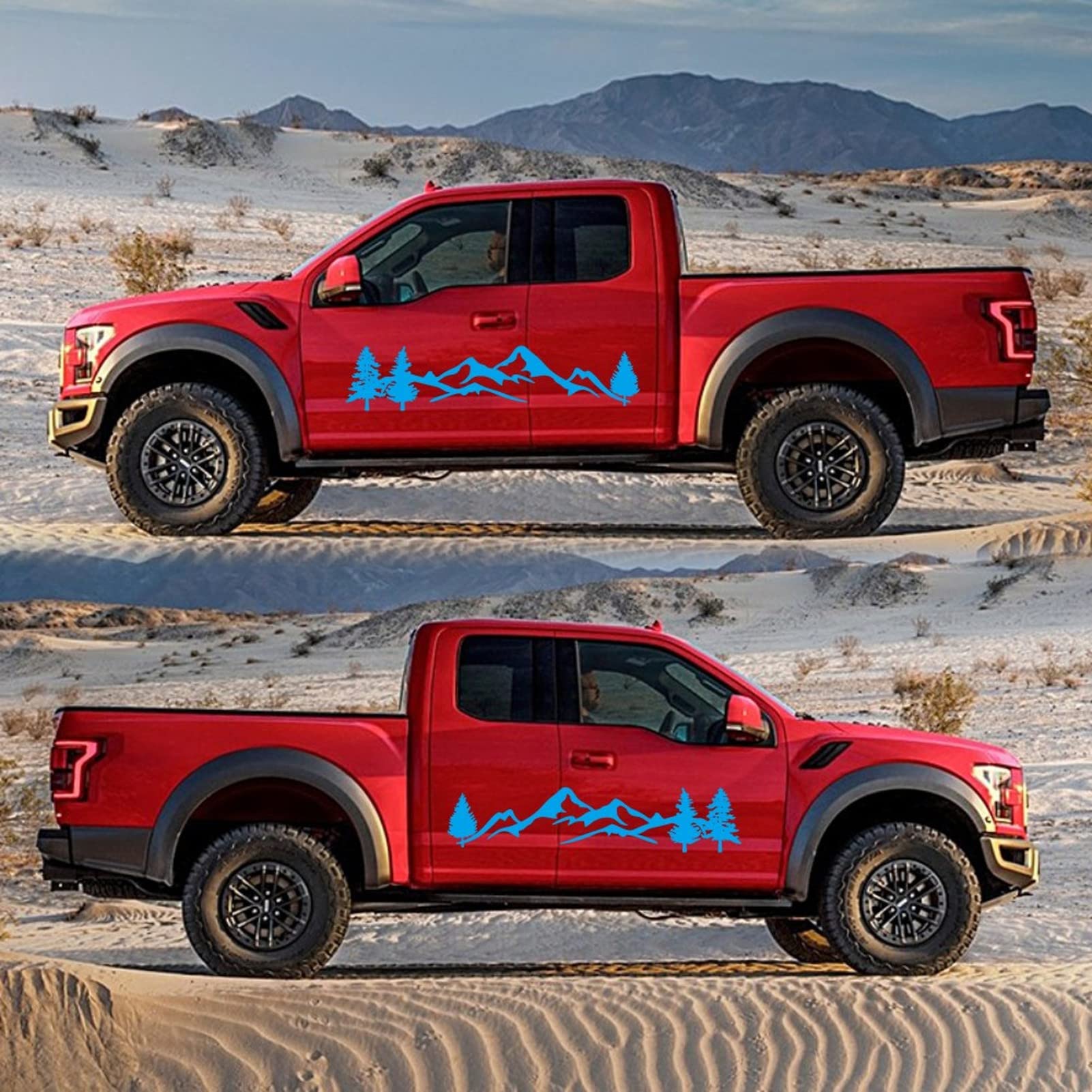 Car Side Skirt Stripe Decal Decals For Ford Ranger Raptor | Desertcart KSA