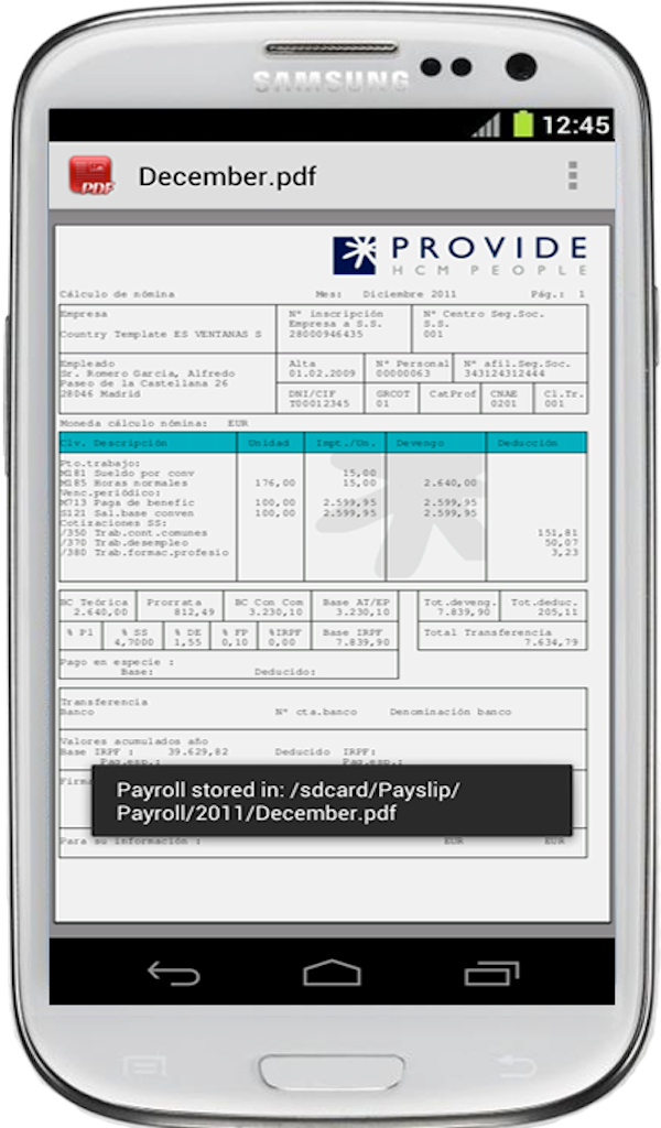 Payslip for SAP - App on Amazon Appstore