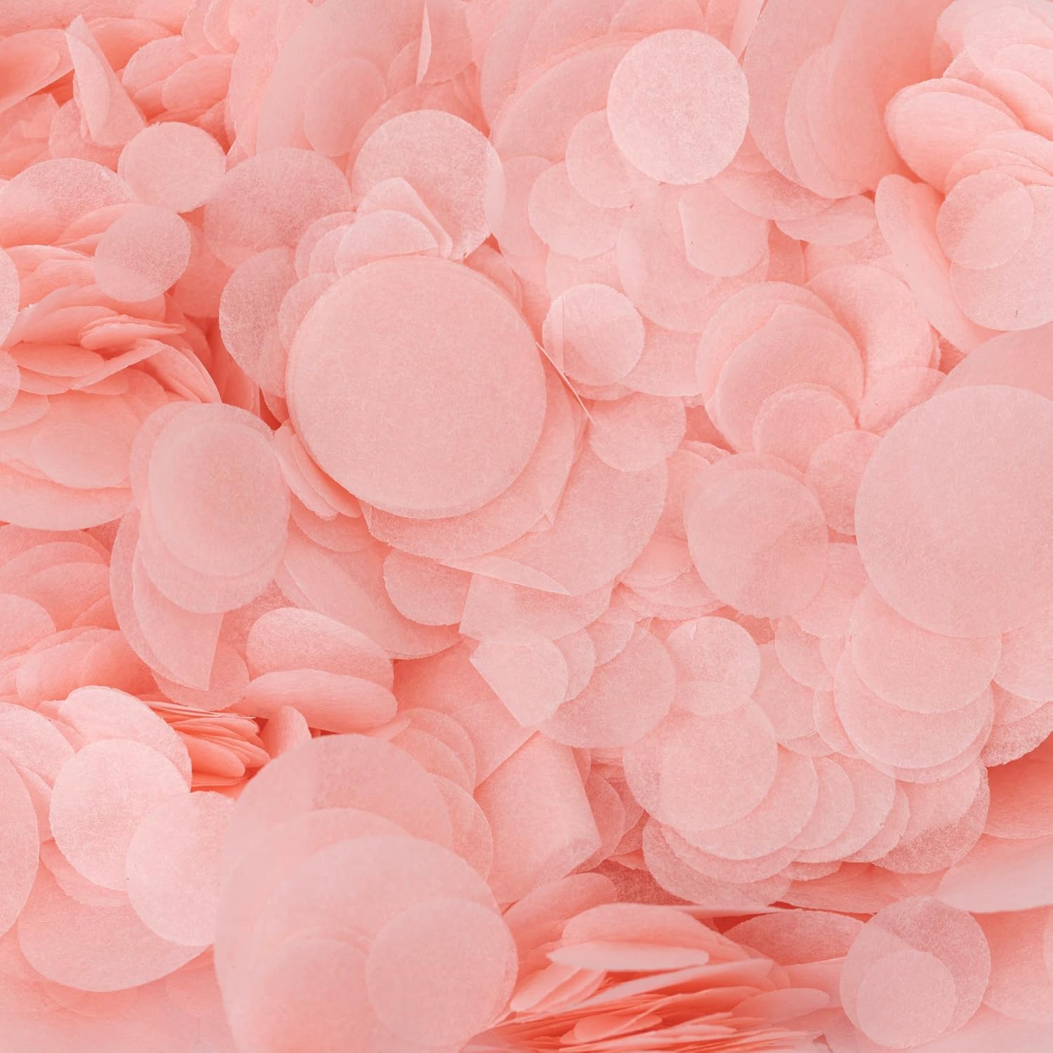 Pale Pink Wedding Confetti | Biodegradable Pale Pink Paper Circle ...