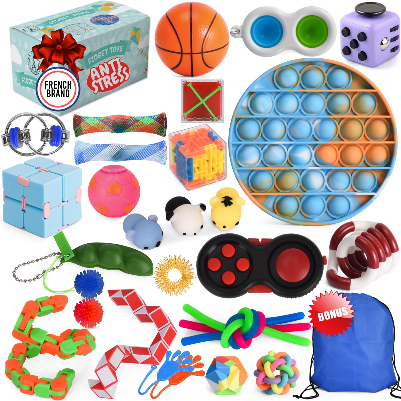 Sensory Toys Fun Fiddle Fidget Stress Sensory Autism Scrunchems Micro