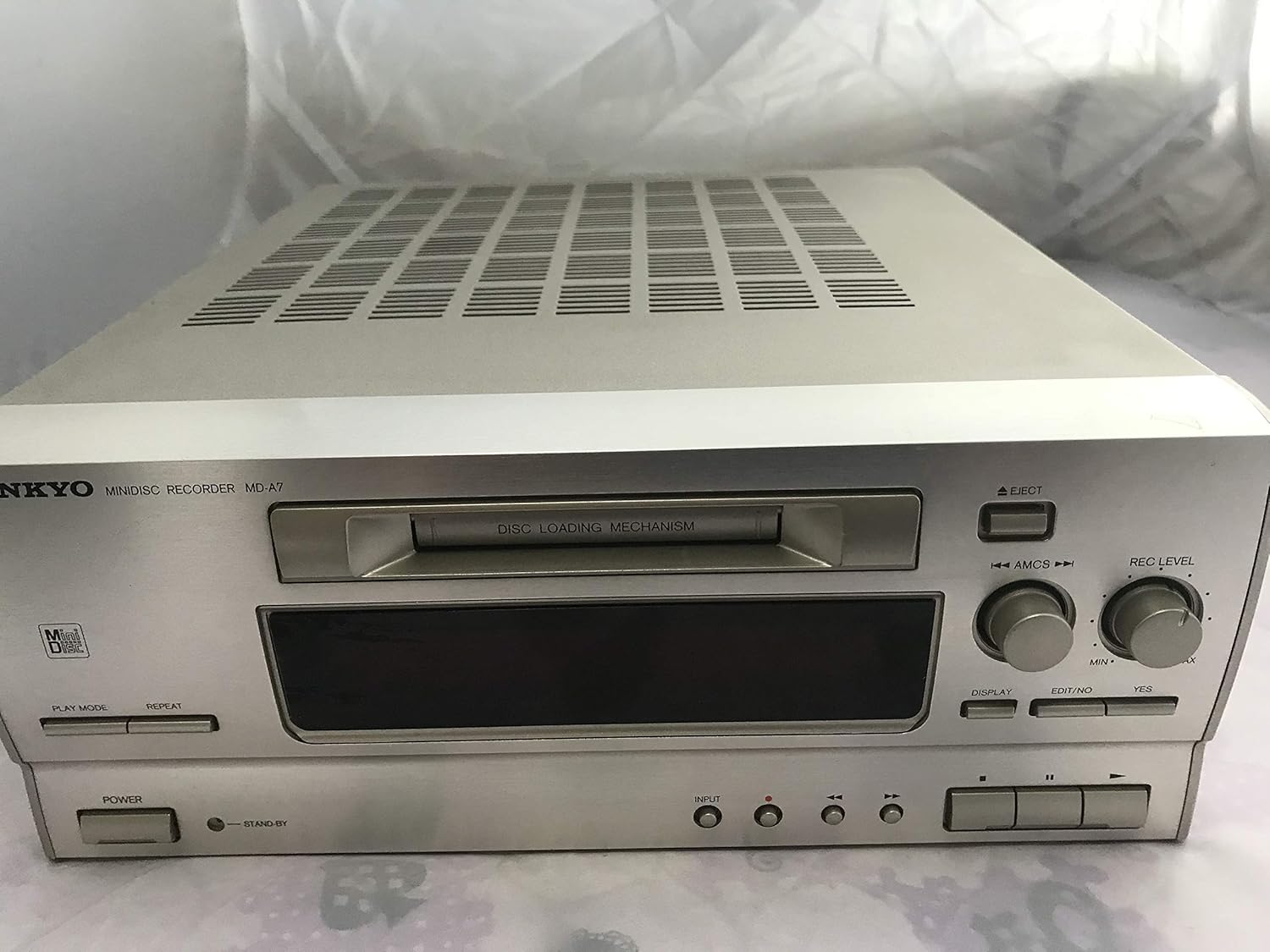 Amazon.co.jp: ONKYO オンキヨー(オンキョー) MD-A7 ESSAY システムコンポのMDレコーダー MDLP非対応 本体のみ : 家電＆カメラ