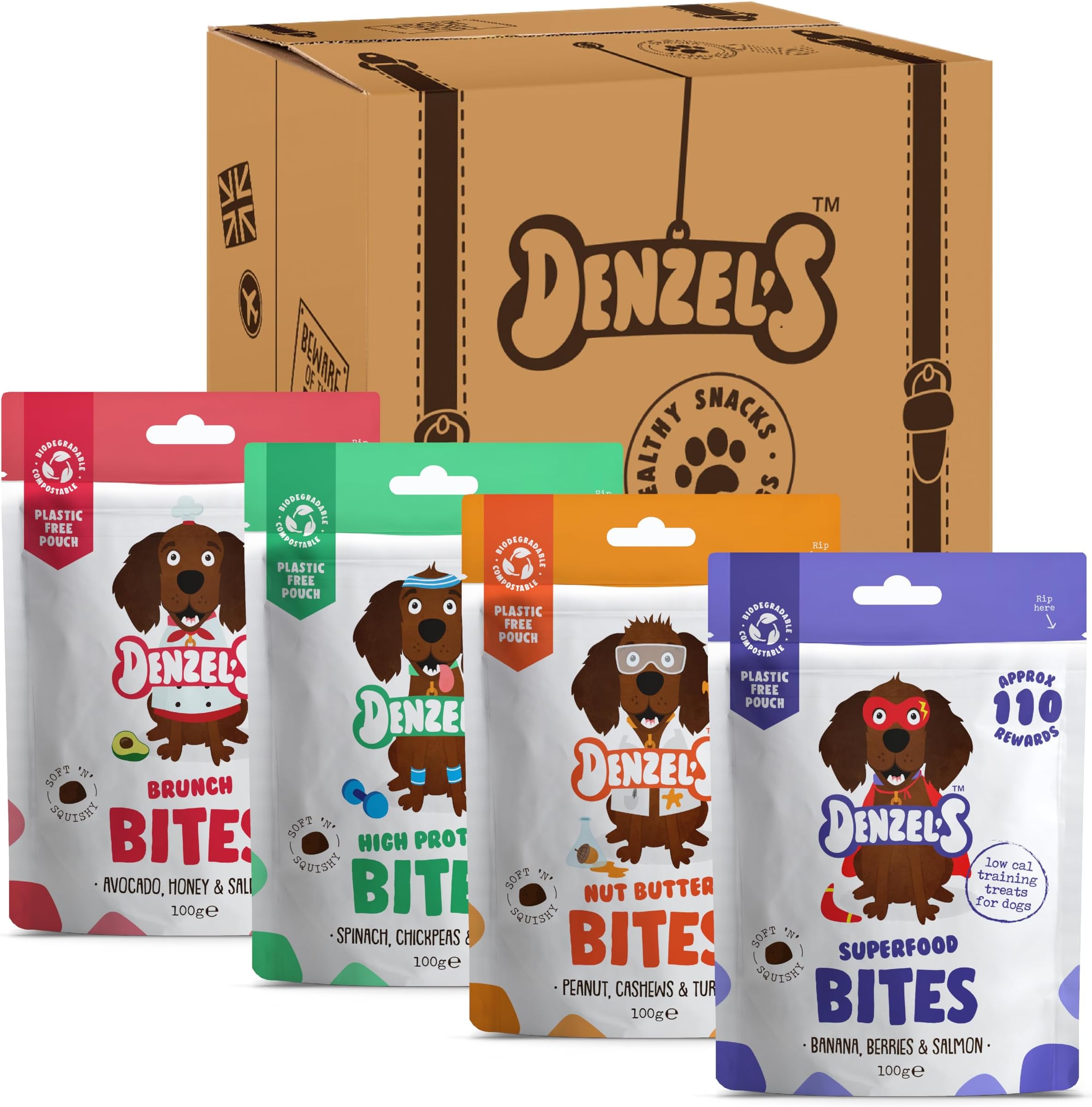 Denzel's Rewards, Natural Dog Treats - High Value Training Treats ...