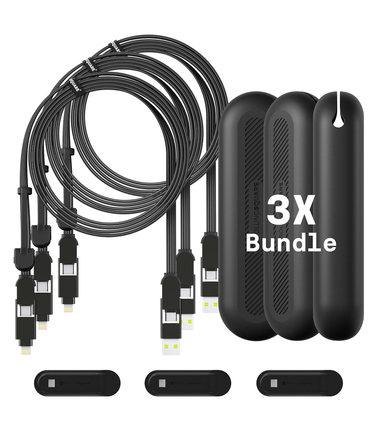 Amazon.com: Rolling Square New inCharge XL 6-in-1, (3X Pack) Multi ...